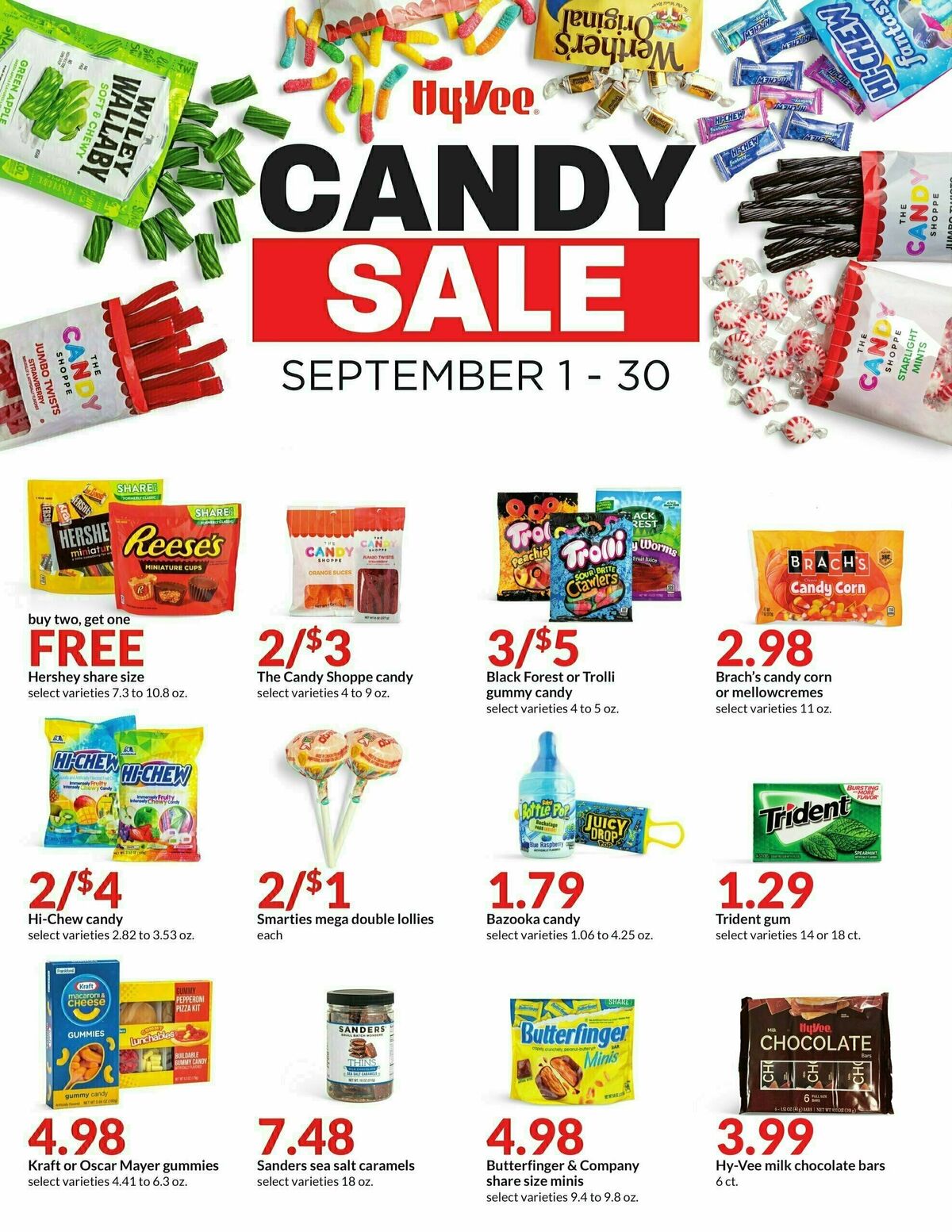 Hy-Vee Candy Sale Deals & Ads from September 1