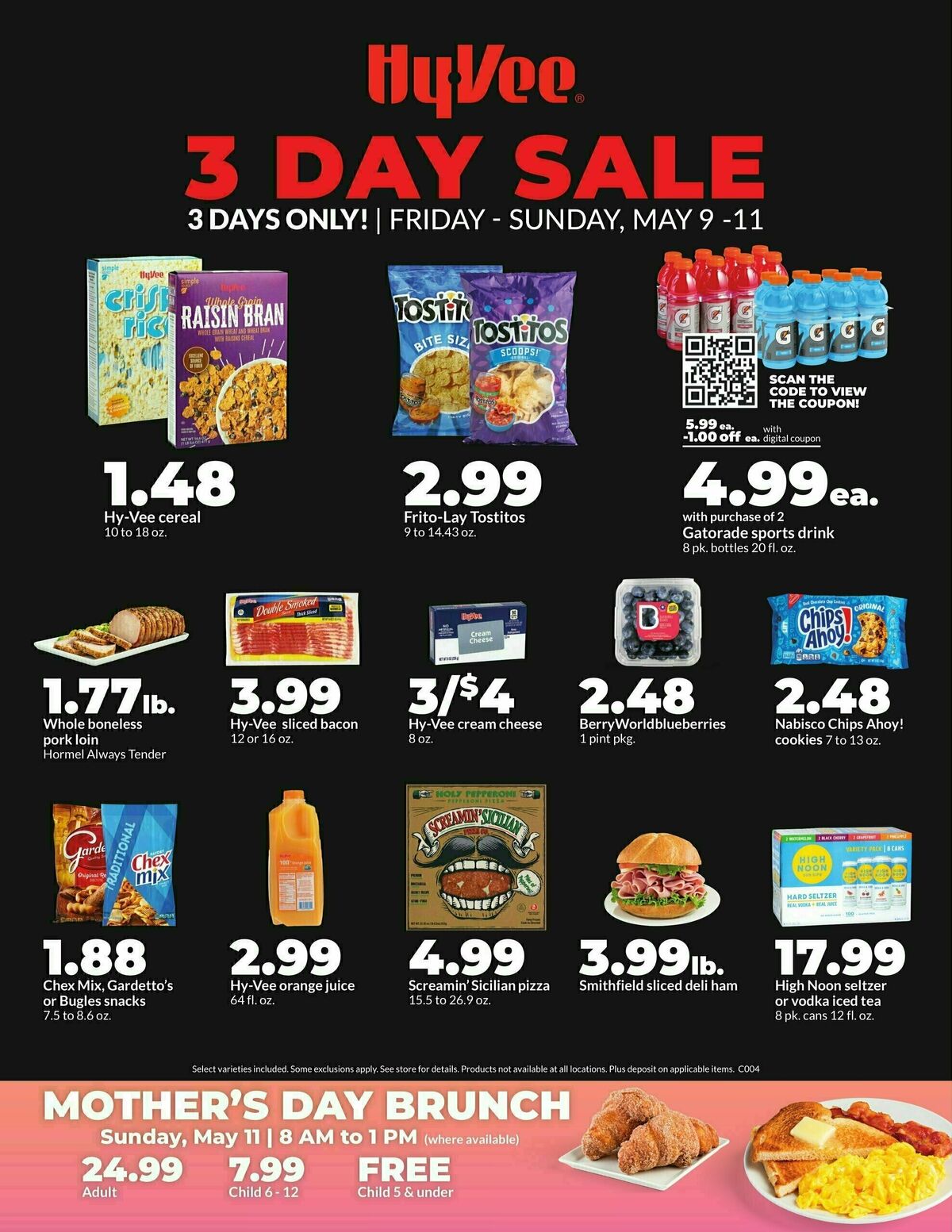 Hy-Vee 3 Day Sale Deals & Ads from May 9