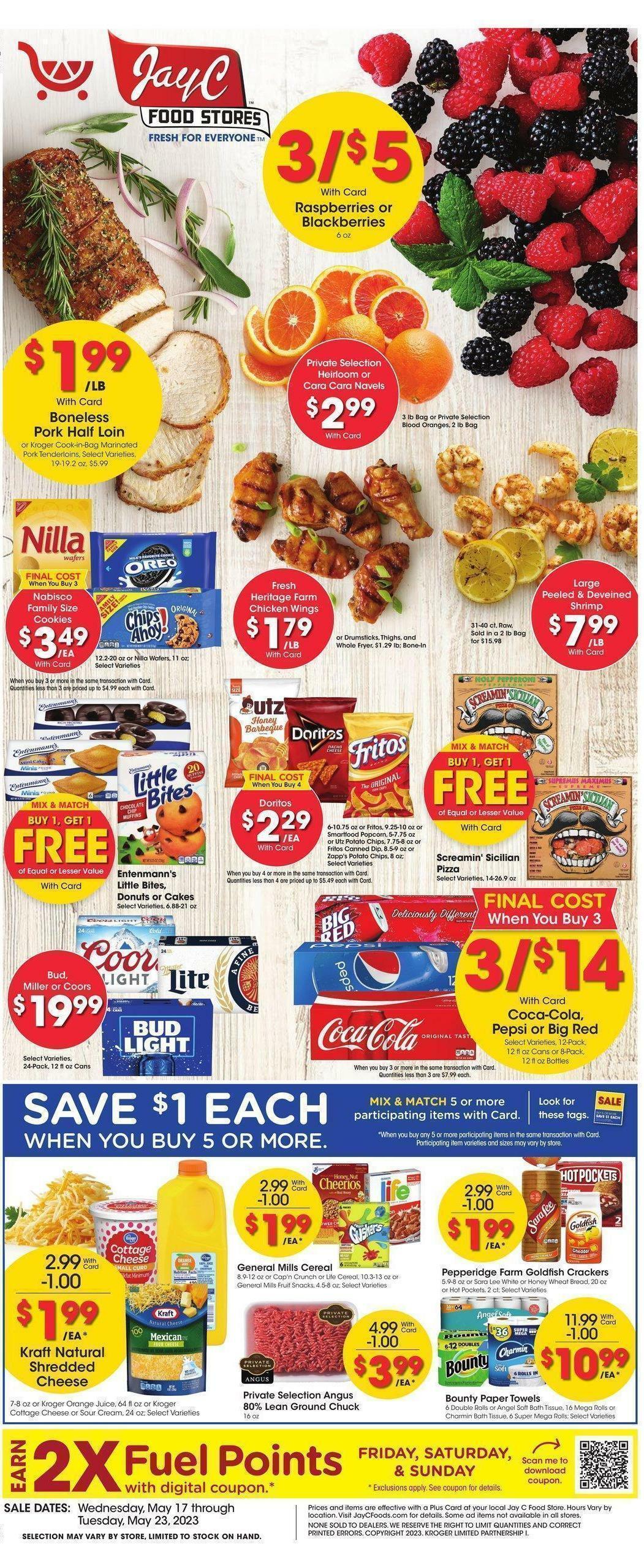 Jay C Food Weekly Ad from May 17