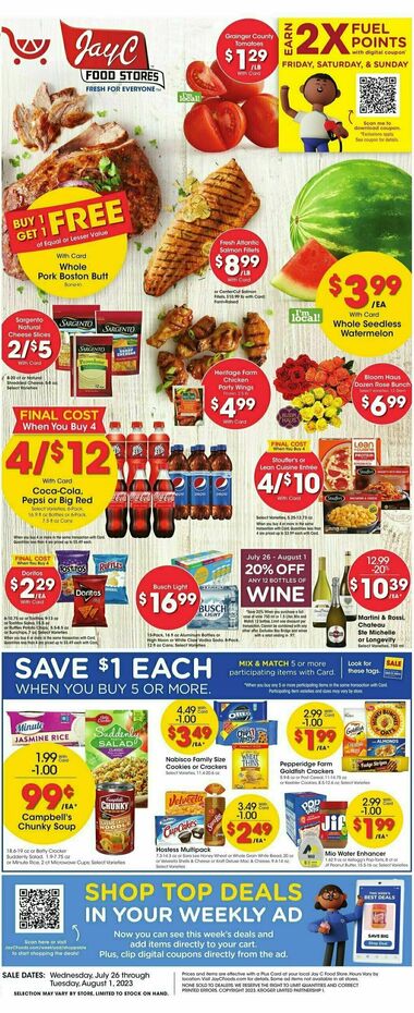 Jay C Food Weekly Ad