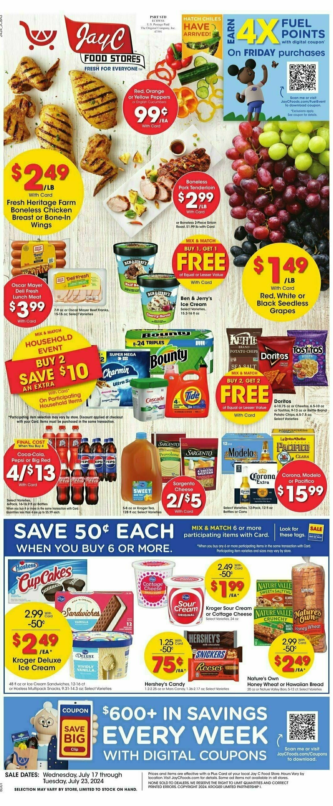 Jay C Food Weekly Ad from July 17
