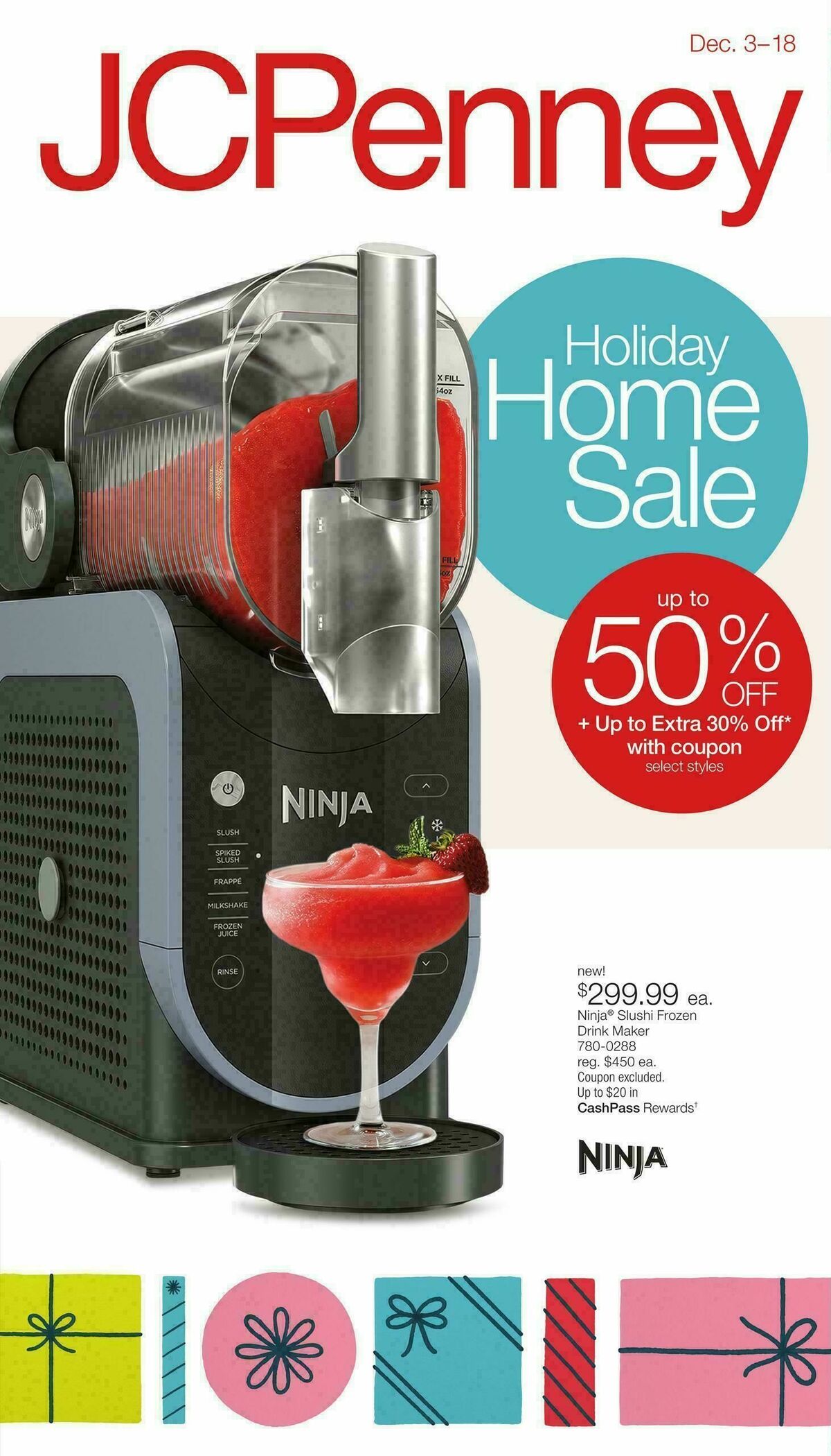 JCPenney Holiday Home Sale from December 3