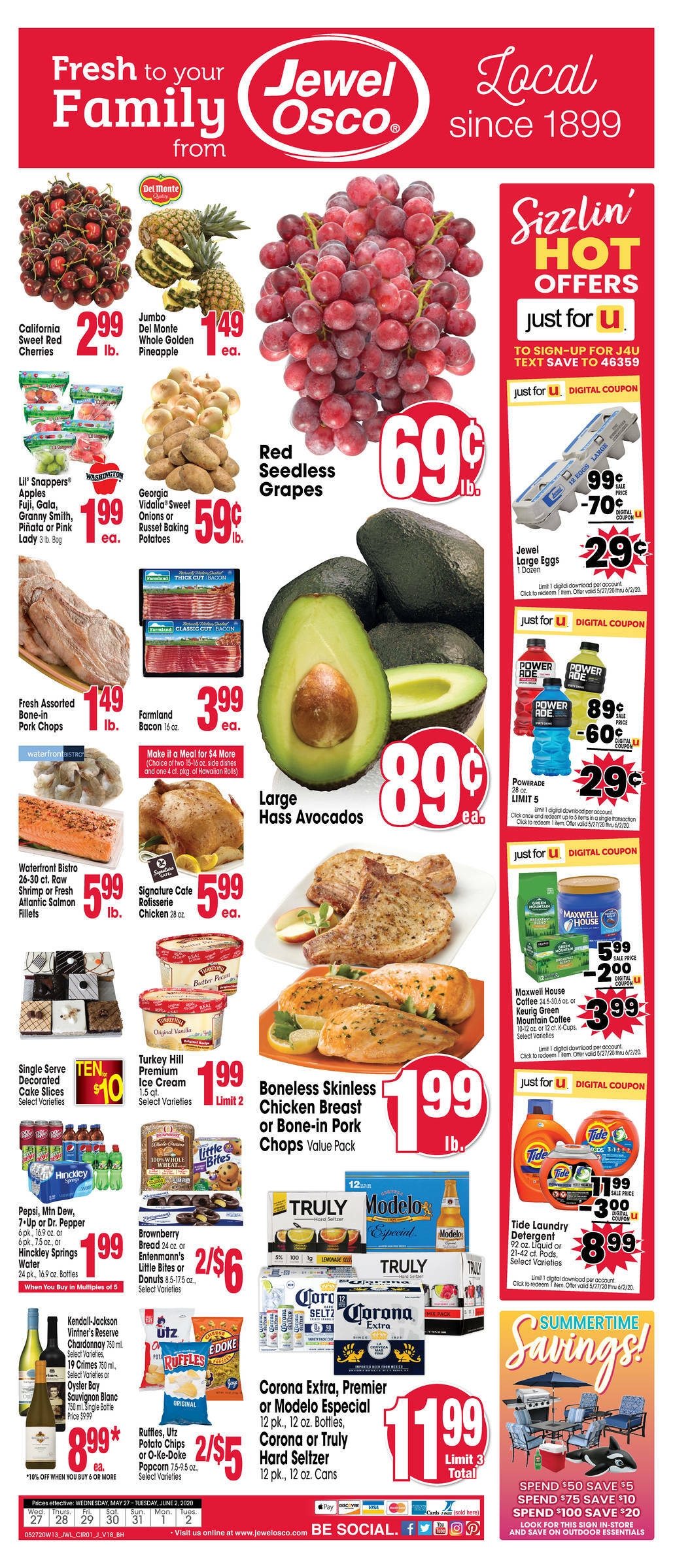 Jewel Osco Weekly Ad from May 27