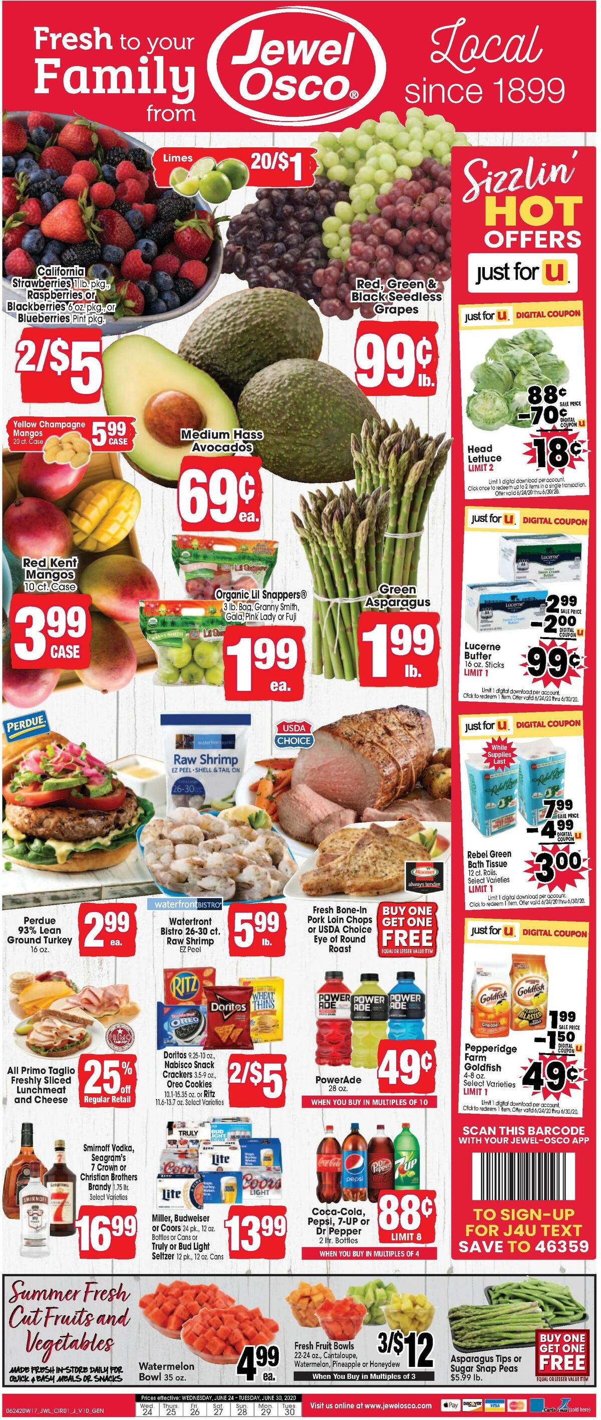 Jewel Osco Weekly Ad from June 24