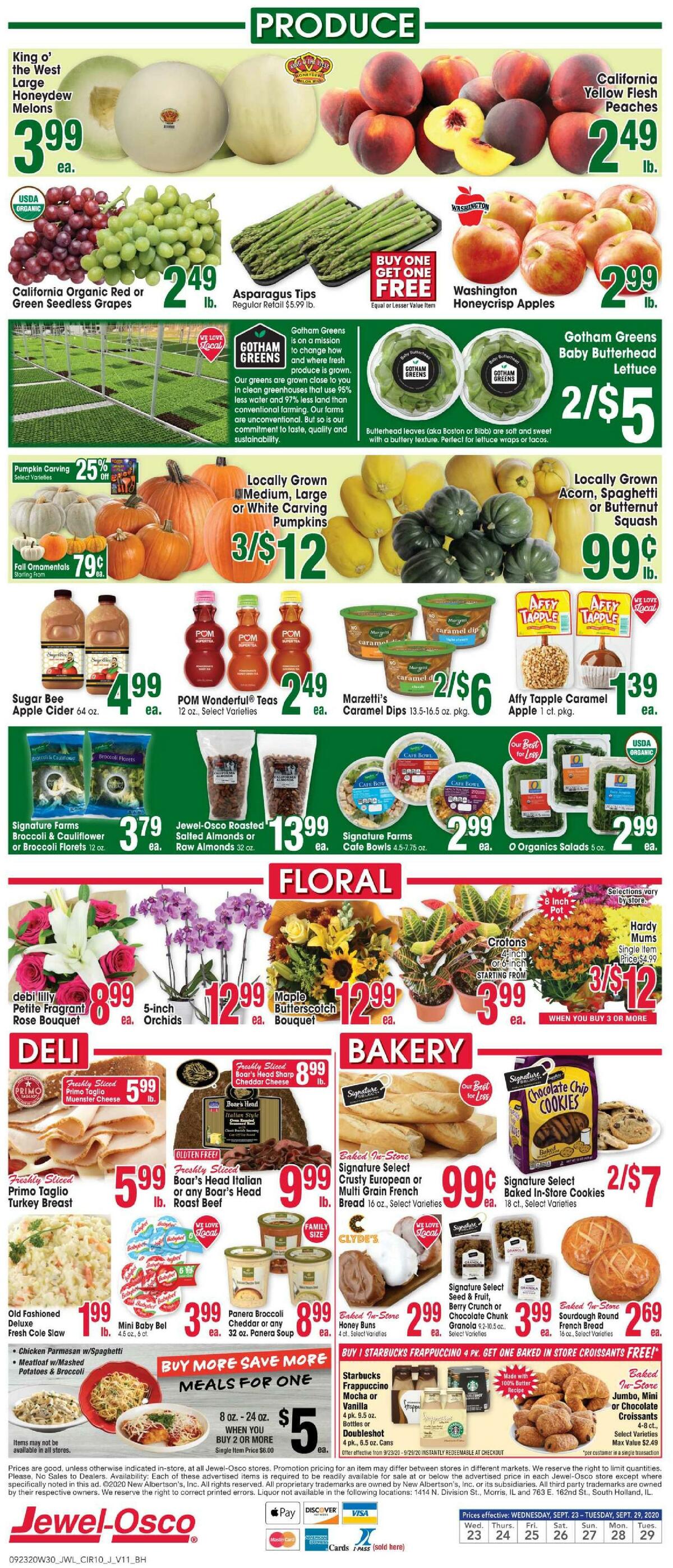 Jewel Osco Weekly Ad from September 23 - Page 10