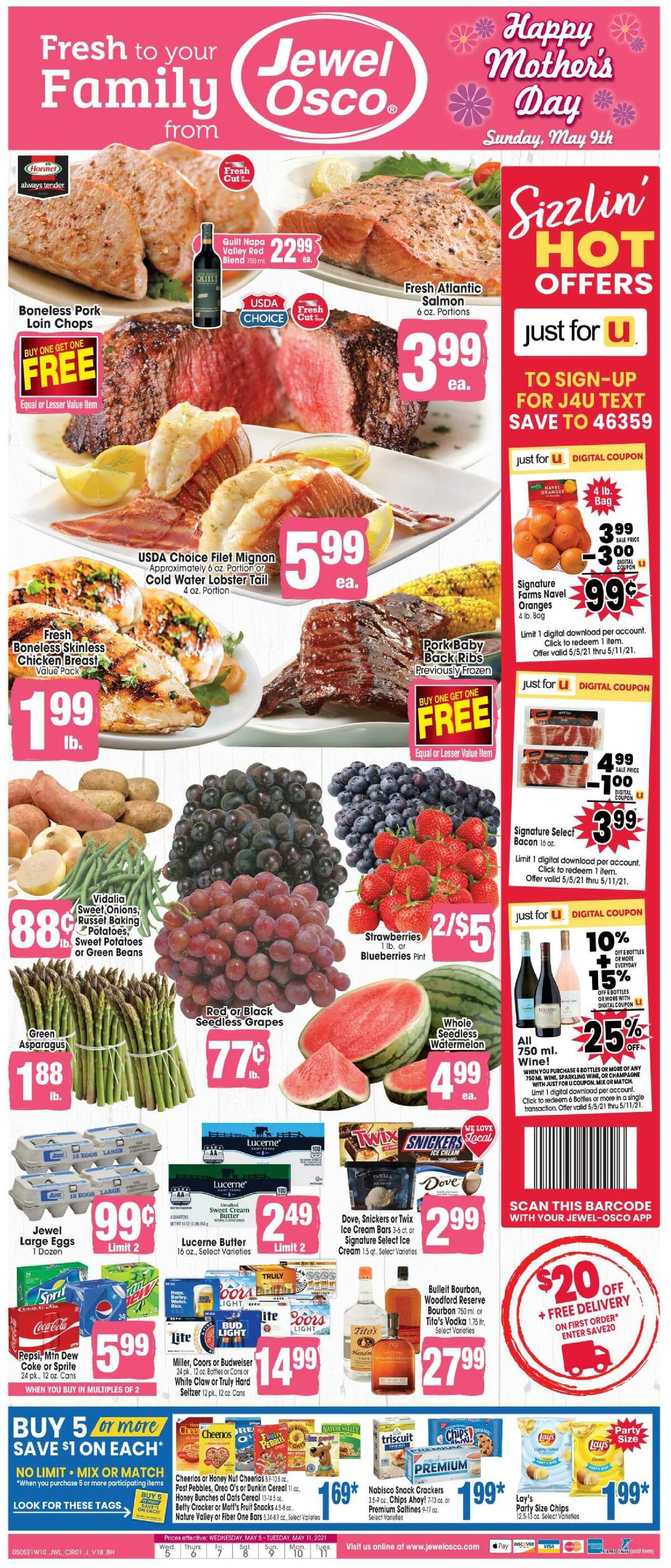 Jewel Osco Weekly Ad from May 5