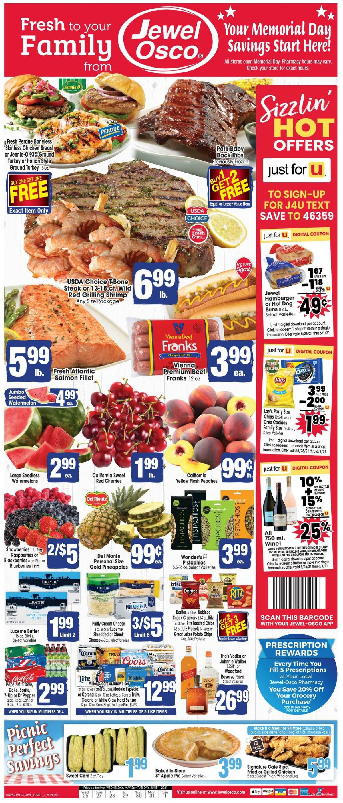 Jewel Osco Weekly Ad from May 26
