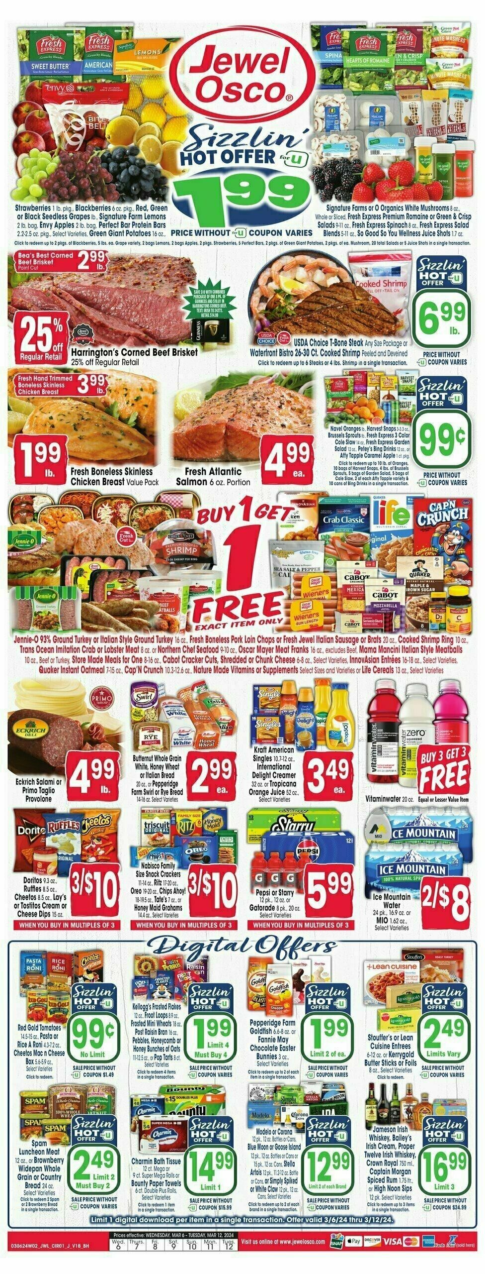 Jewel Osco Weekly Ad from March 6