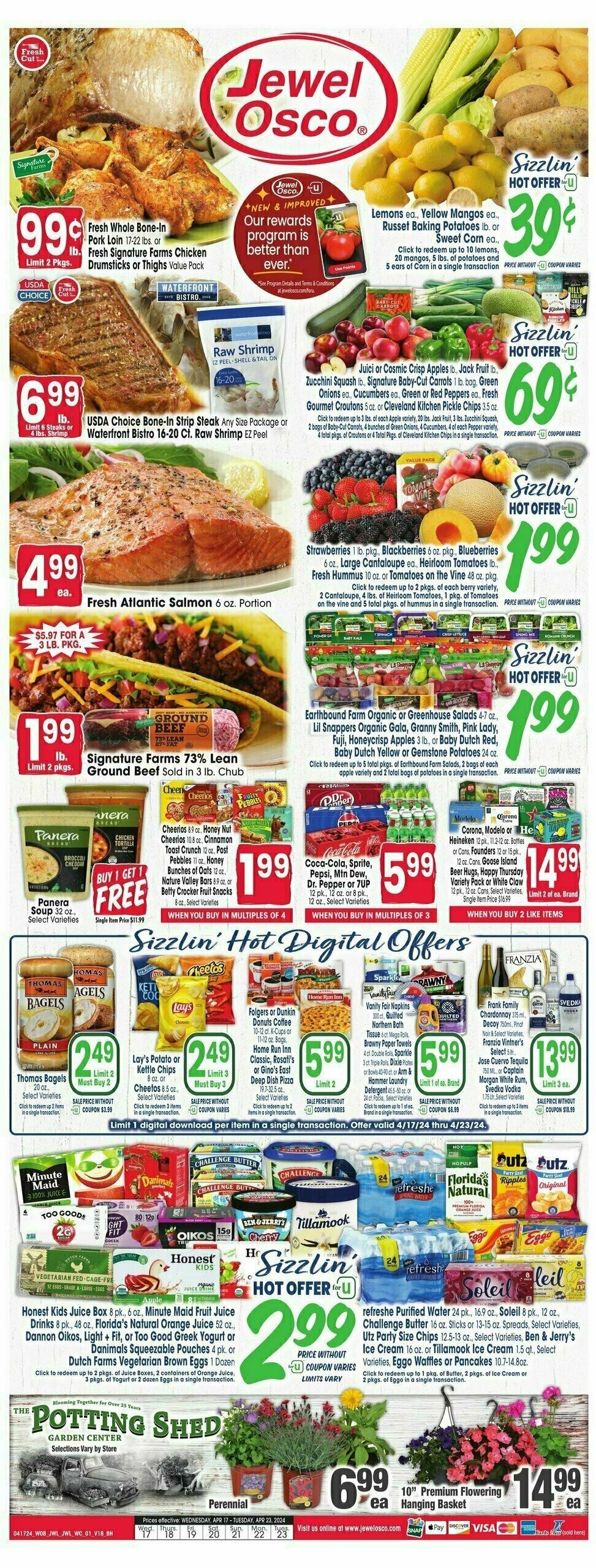 Jewel Osco Weekly Ad from April 17