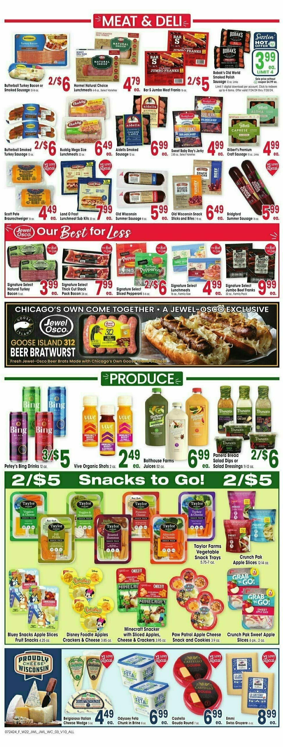 Jewel Osco Weekly Ad from July 24 - Page 3