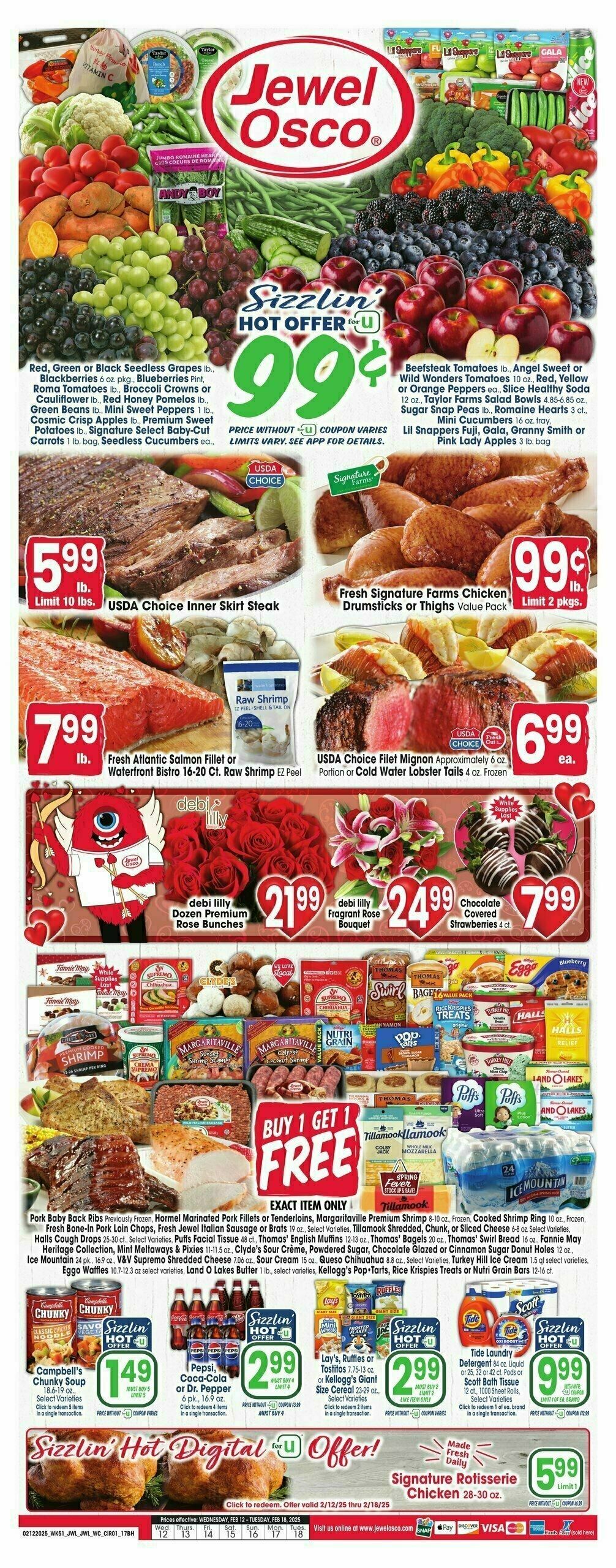 Jewel Osco Weekly Ad from February 12