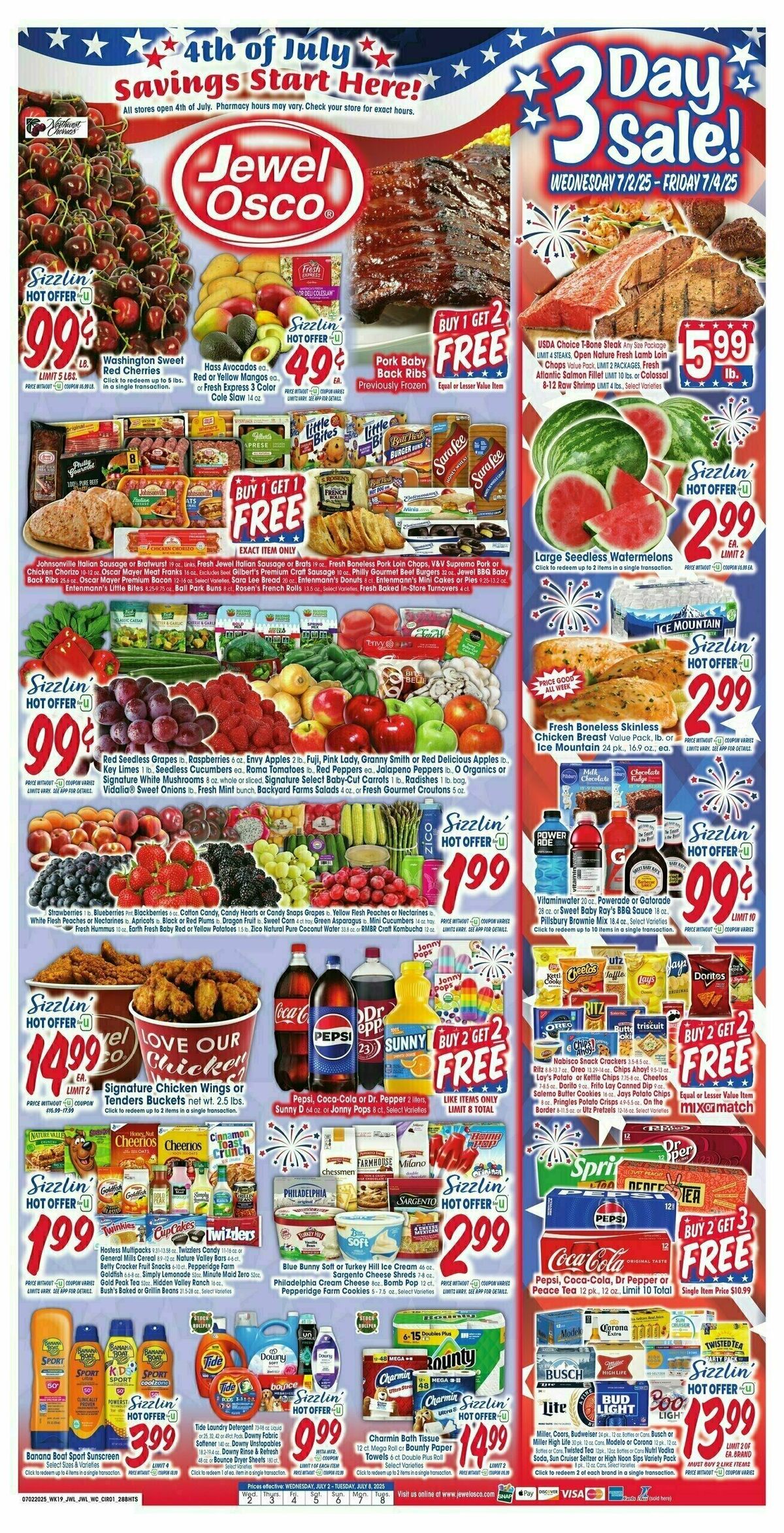 Jewel Osco Weekly Ad from July 2