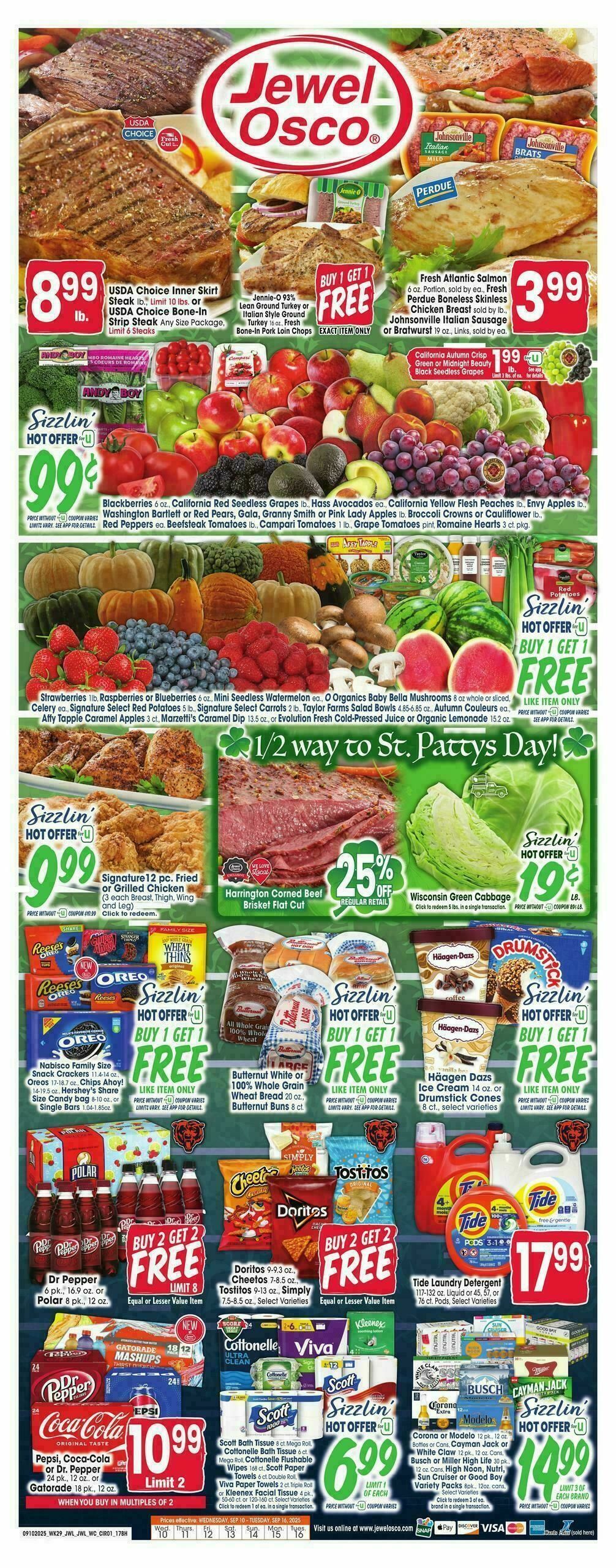 Jewel Osco Weekly Ad from September 10