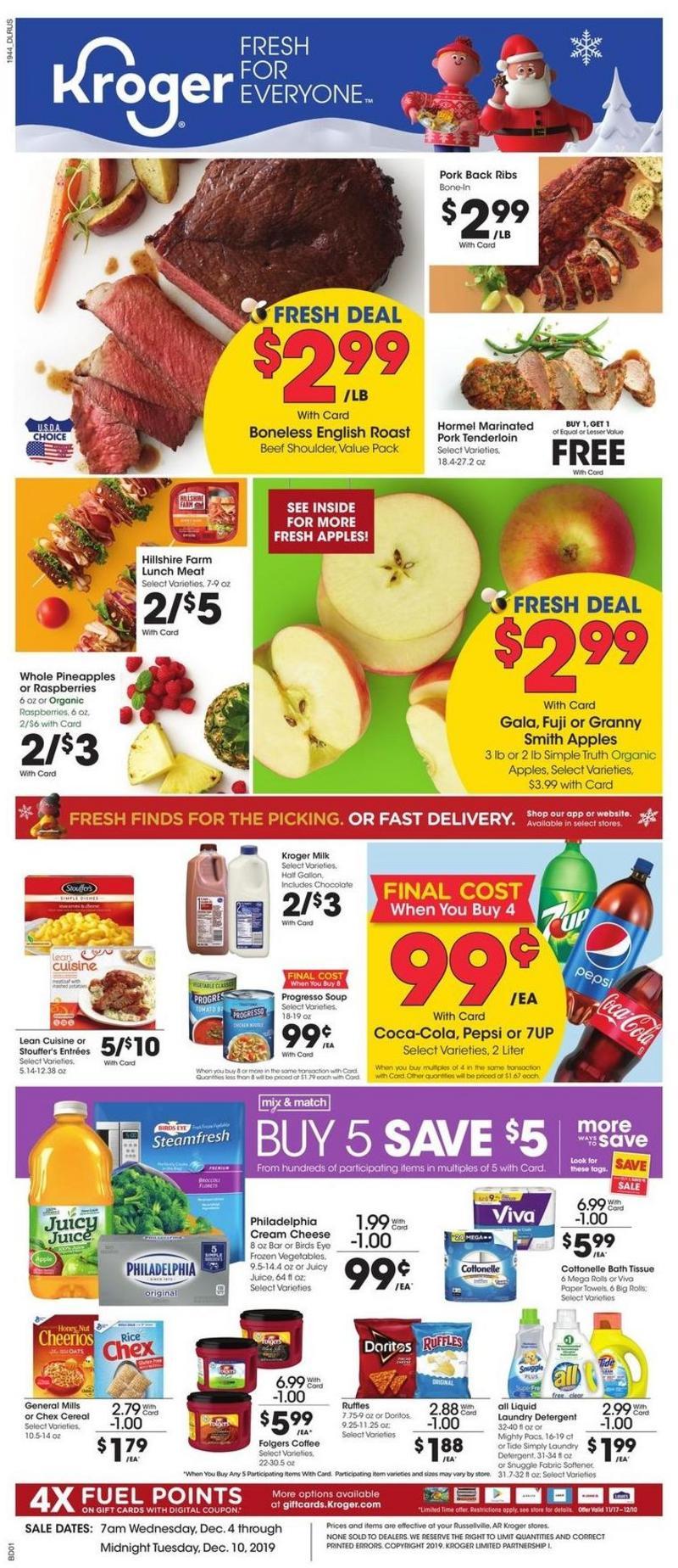 Kroger Weekly Ads & Special Buys from December 4