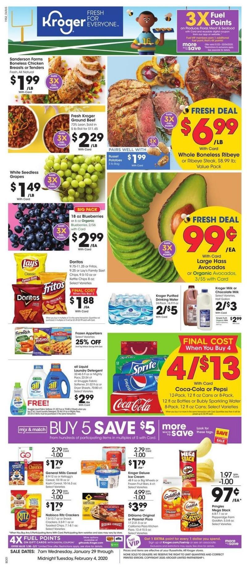 Kroger Weekly Ads & Special Buys from January 29