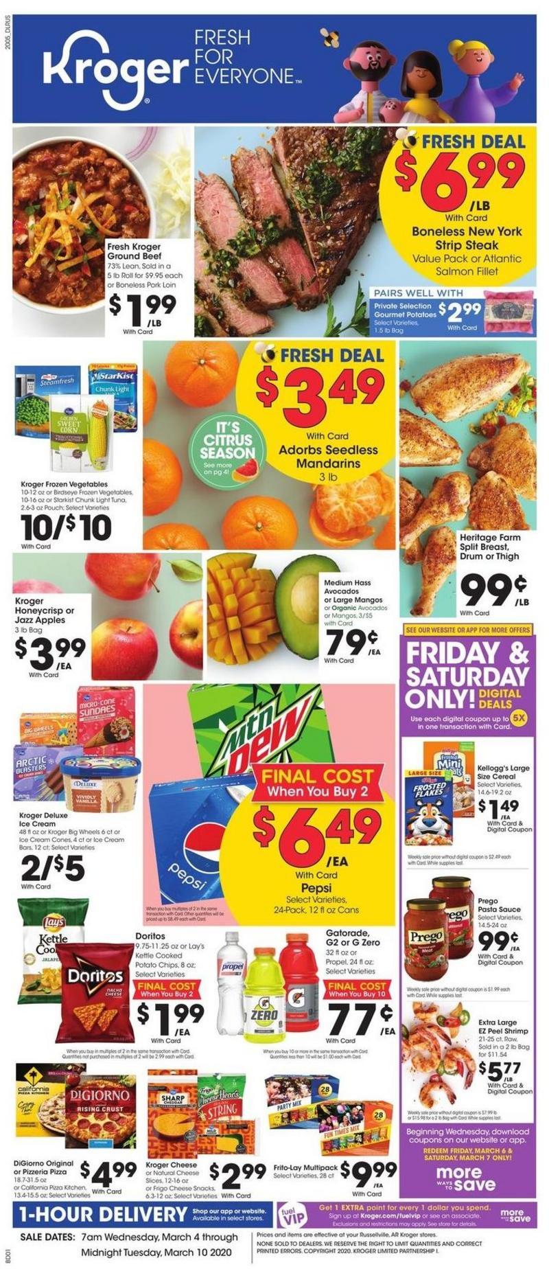 Kroger Weekly Ads & Special Buys from March 4