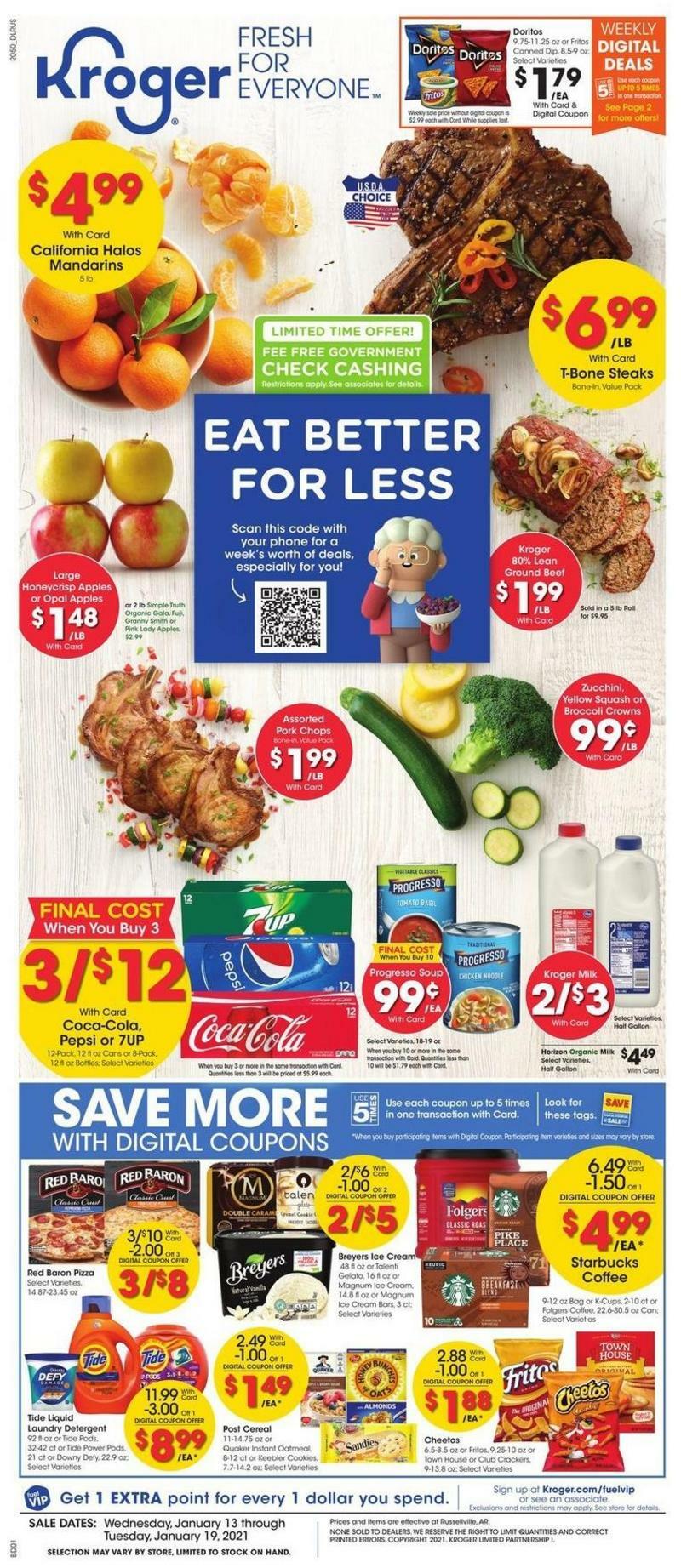 Kroger Weekly Ads & Special Buys from January 13
