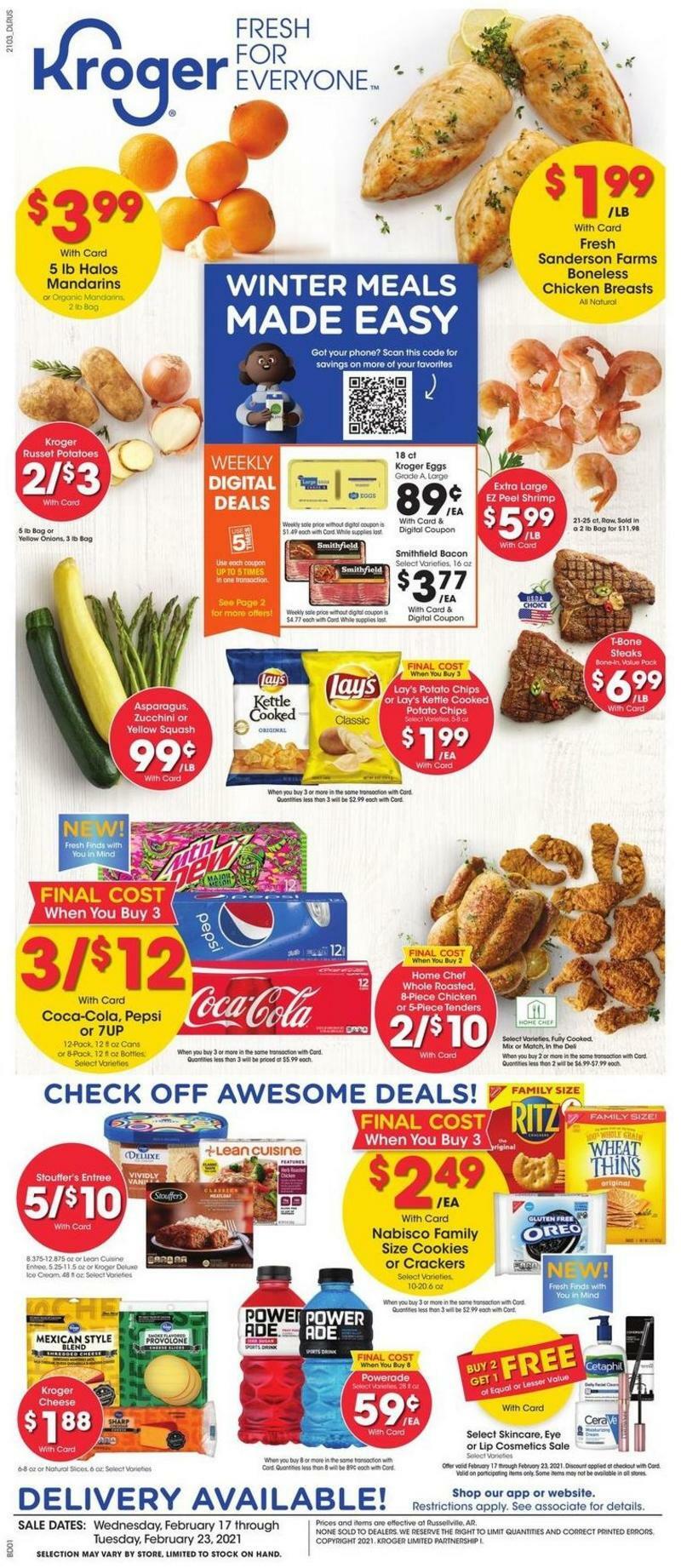 Kroger Weekly Ads & Special Buys from February 17