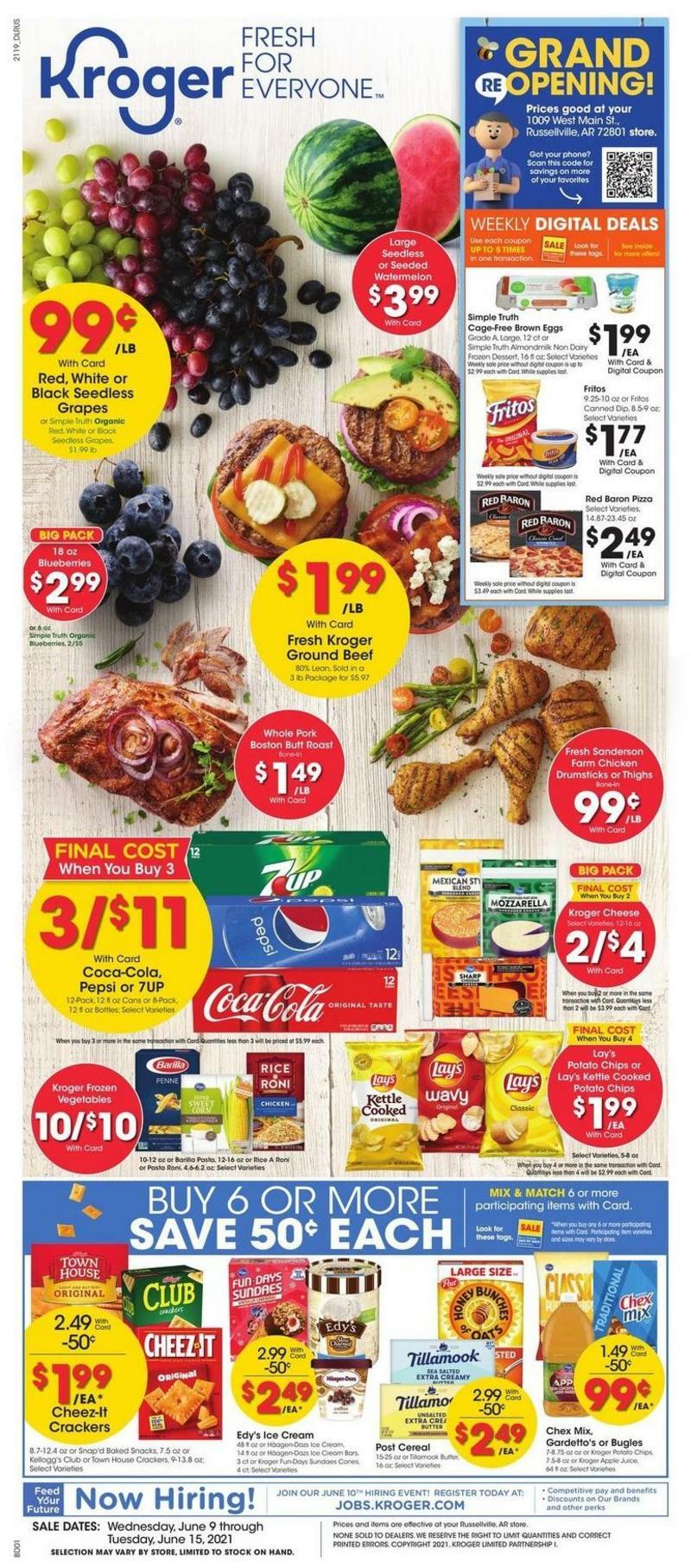 Kroger Weekly Ads & Special Buys from June 9
