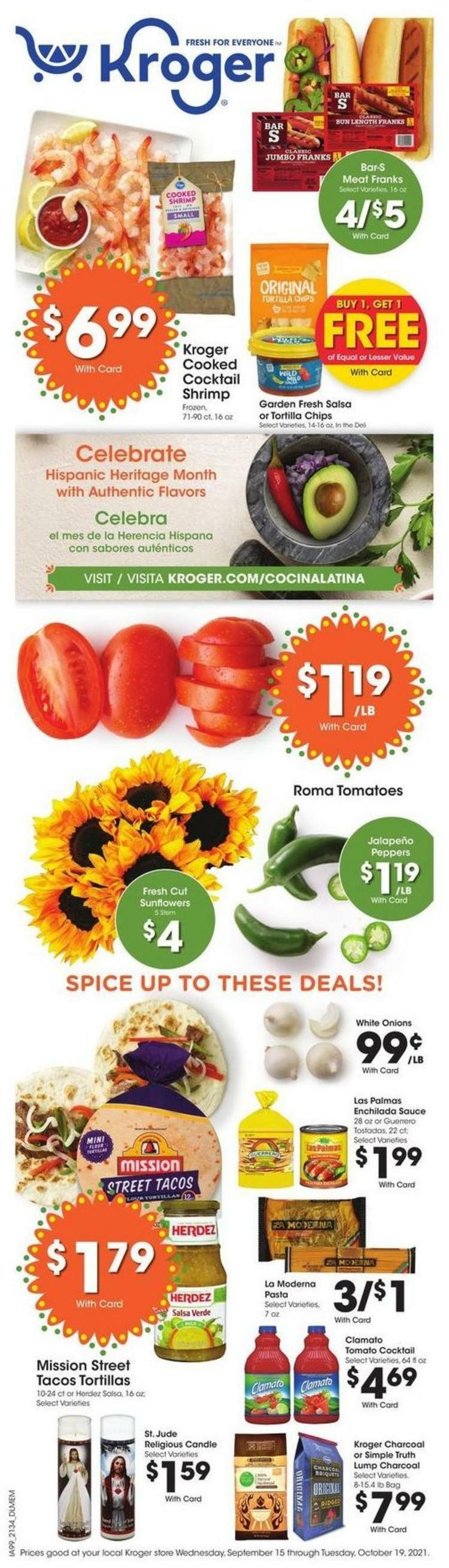 Kroger Weekly Ads & Special Buys from September 22