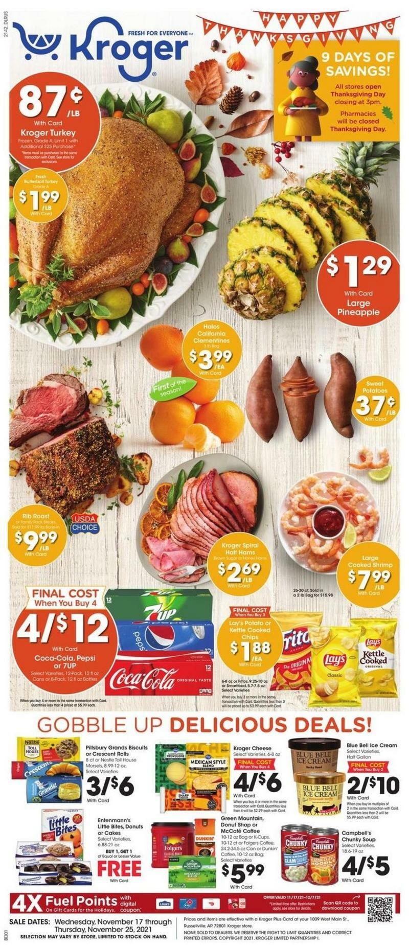 Kroger Weekly Ads Special Buys From November 17