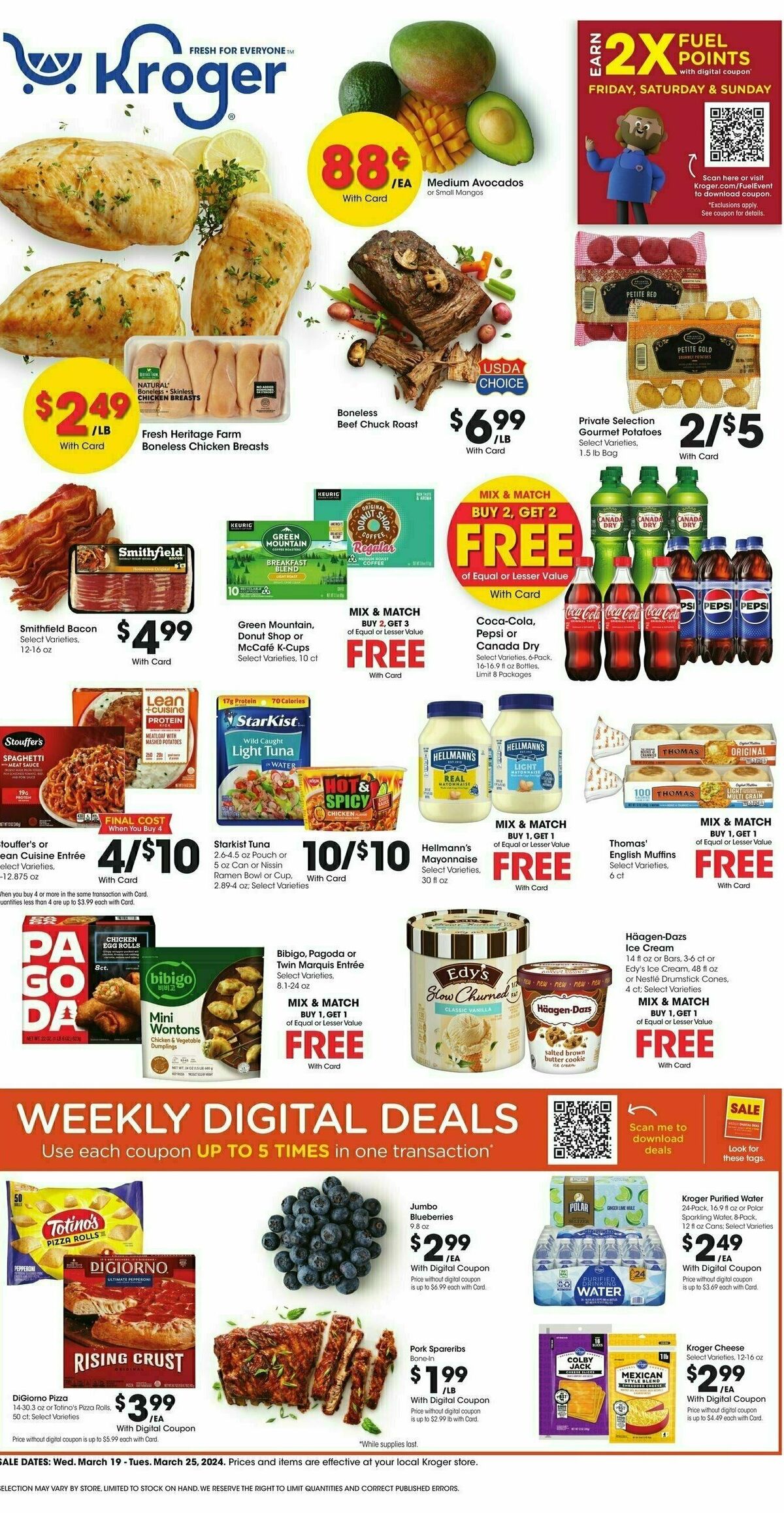 Kroger Weekly Ads Special Buys From March 19