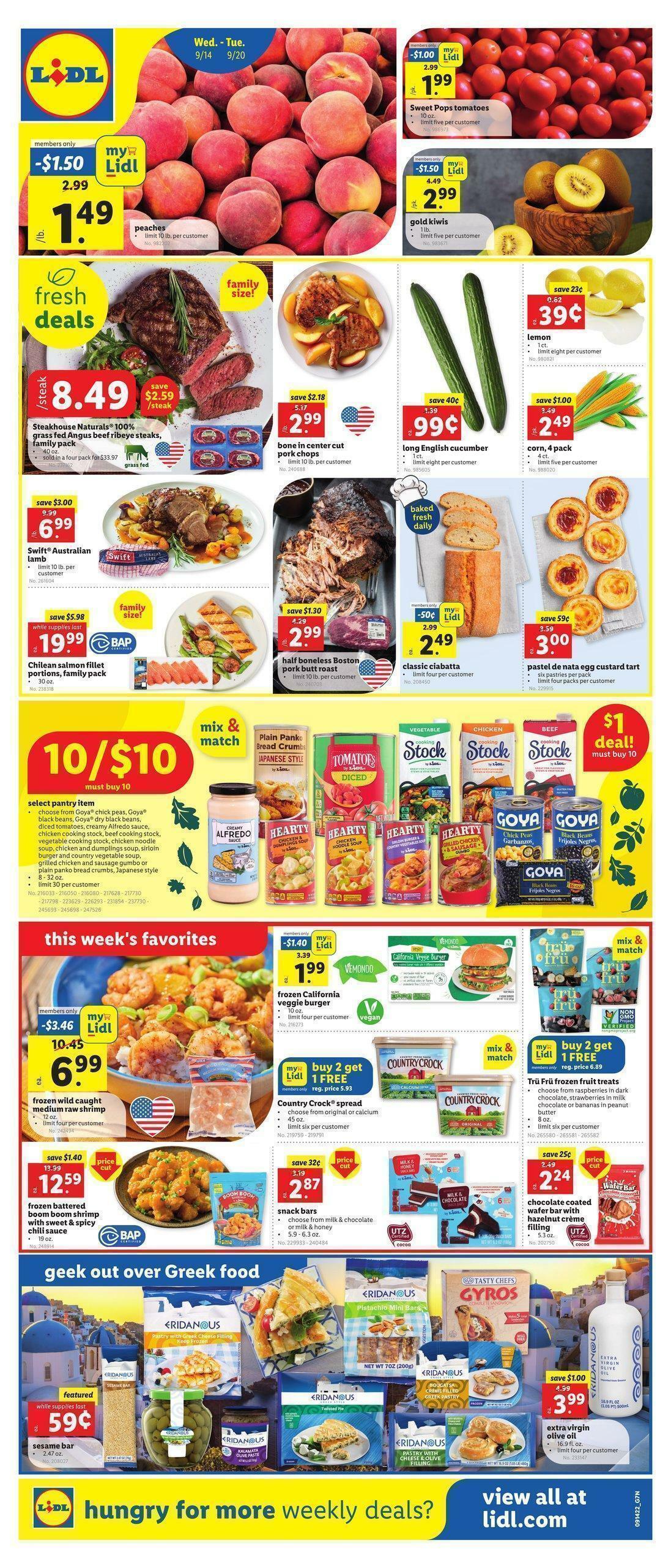 LIDL US - Weekly Ad & Specials from September 14