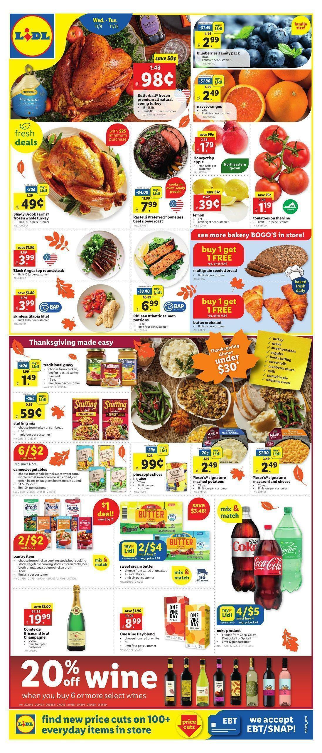 LIDL US - Weekly Ad & Specials from November 9