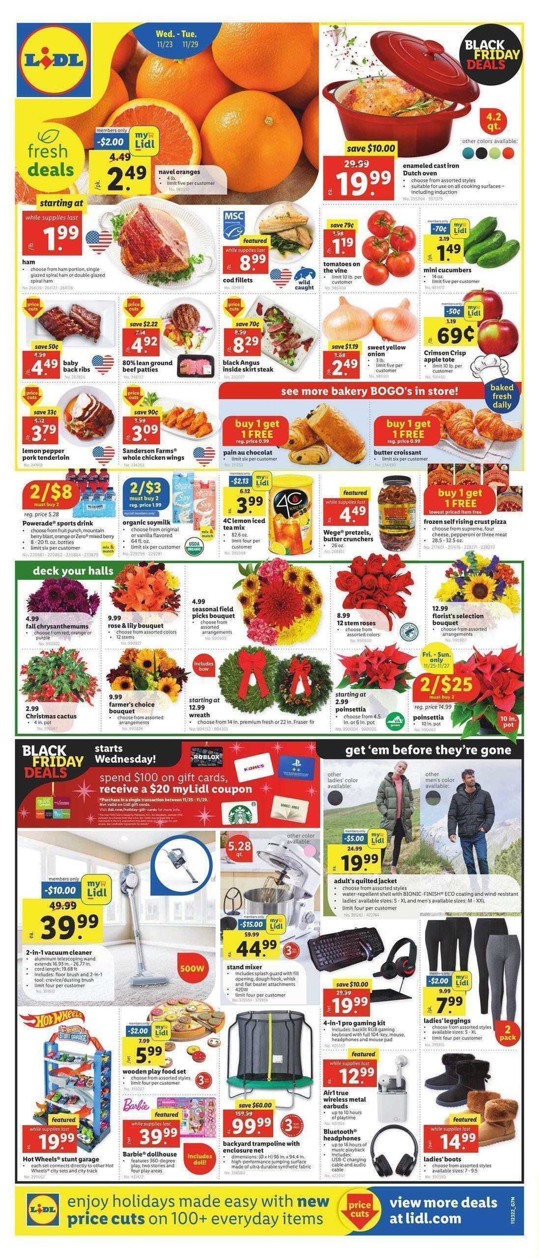 LIDL US - Weekly Ad & Specials from November 23