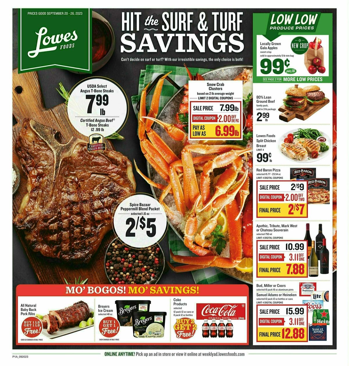 Lowes Foods Weekly Ad from September 20