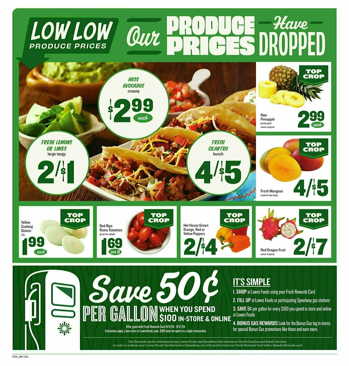 Lowes Foods Weekly Ad from September 11 - Page 2