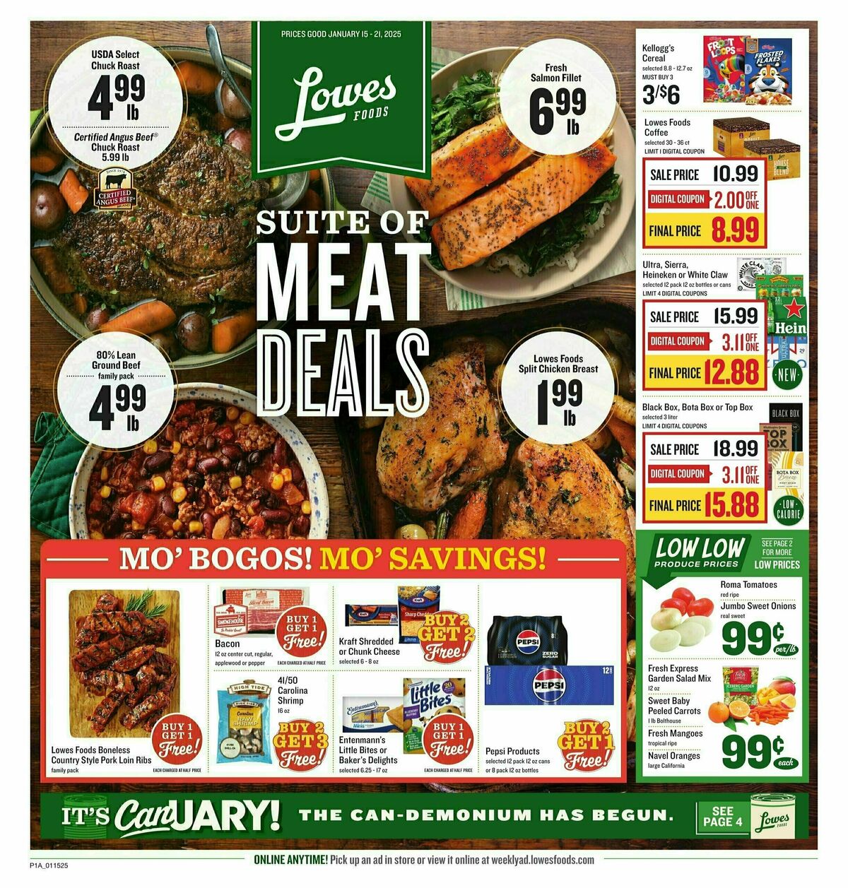Lowes Foods Weekly Ad from January 15