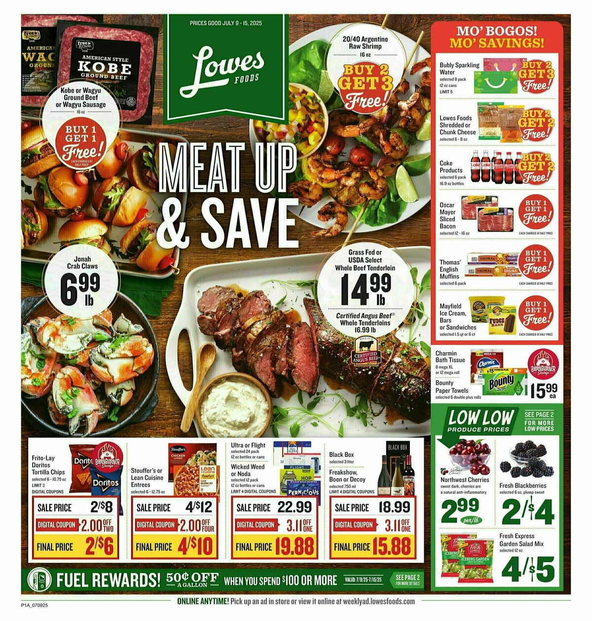 Lowes Foods Weekly Ad from July 9