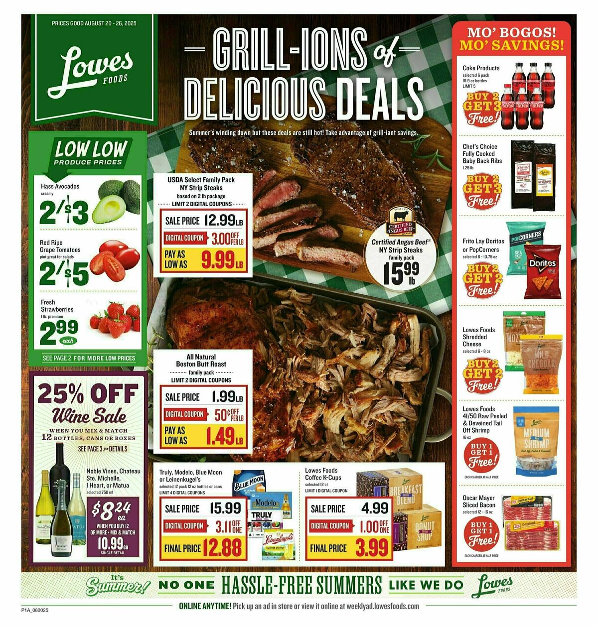 Lowes Foods Weekly Ad from August 20