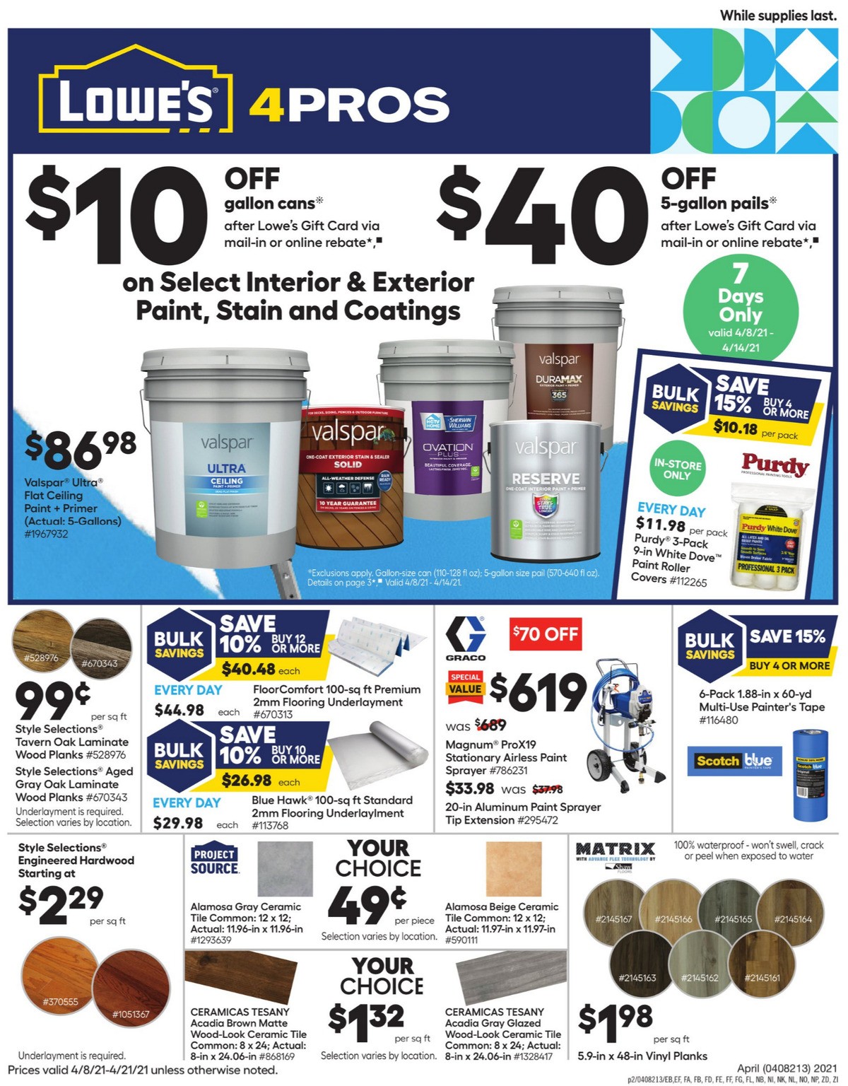 Lowe's Pro Ad for April 8 - Page 2