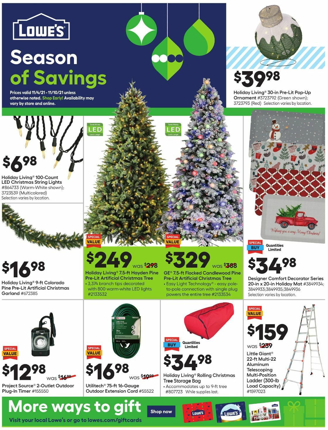 Lowe's Weekly Ads & Deals from November 4