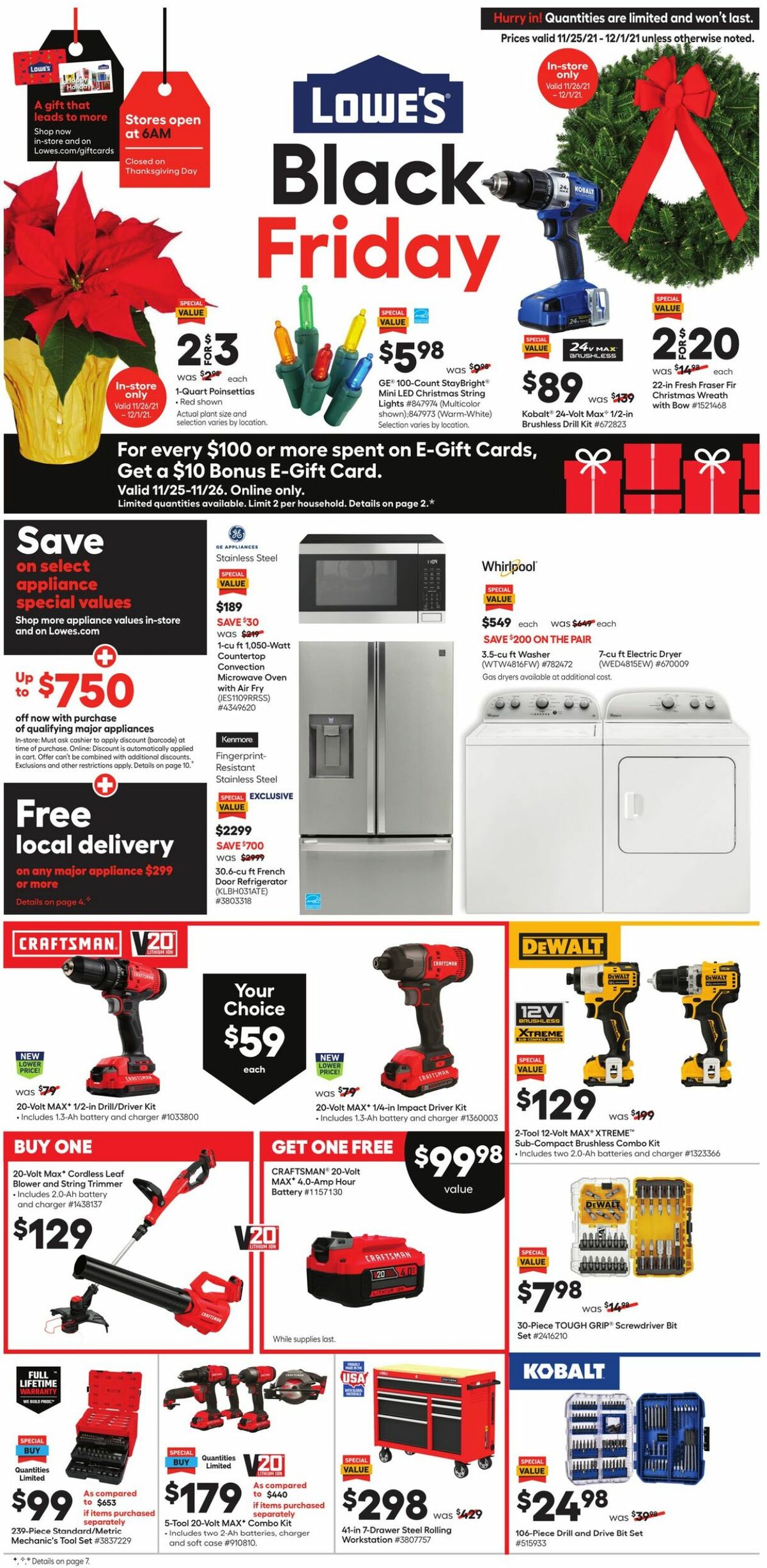 Lowe's Weekly Ads & Deals from November 25