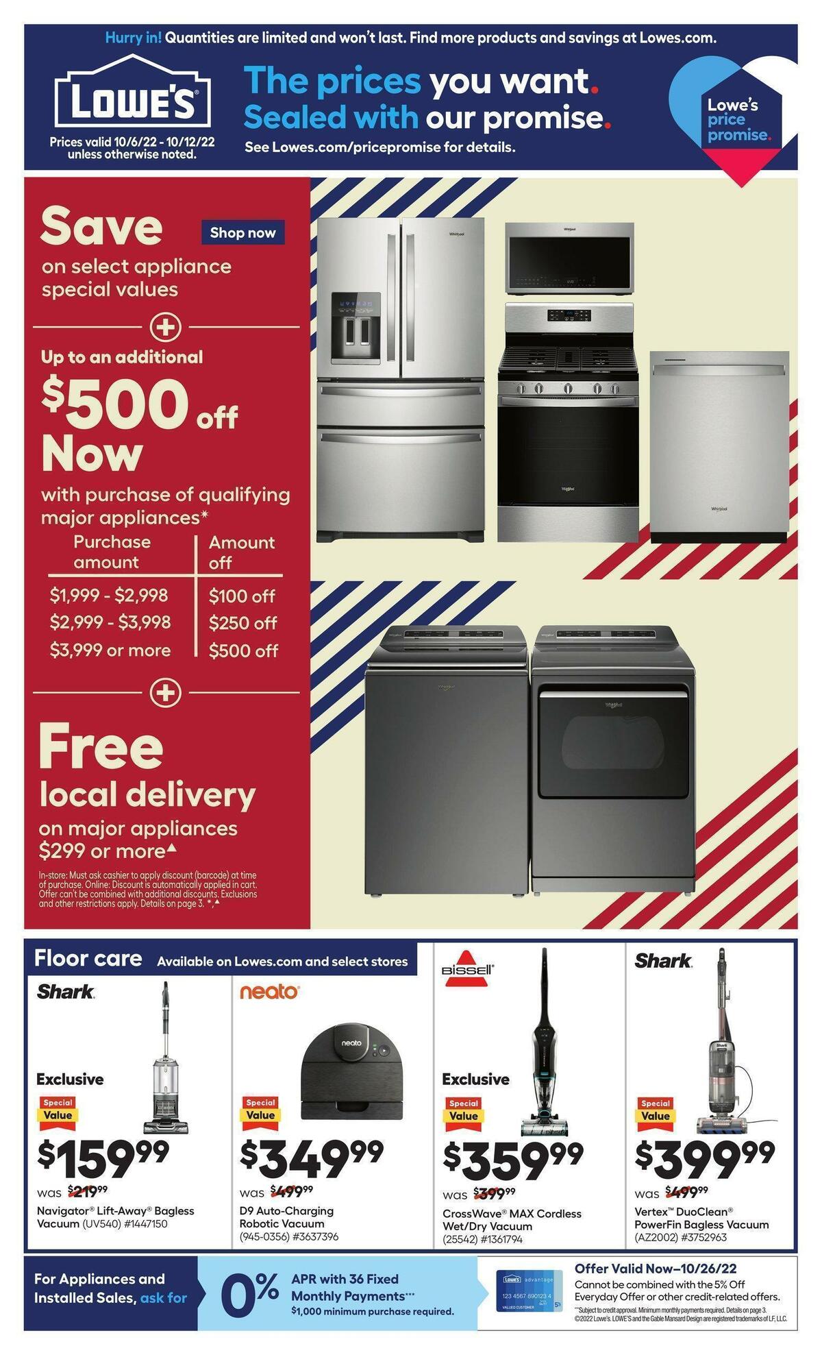 Lowe's Weekly Ads & Deals from October 6