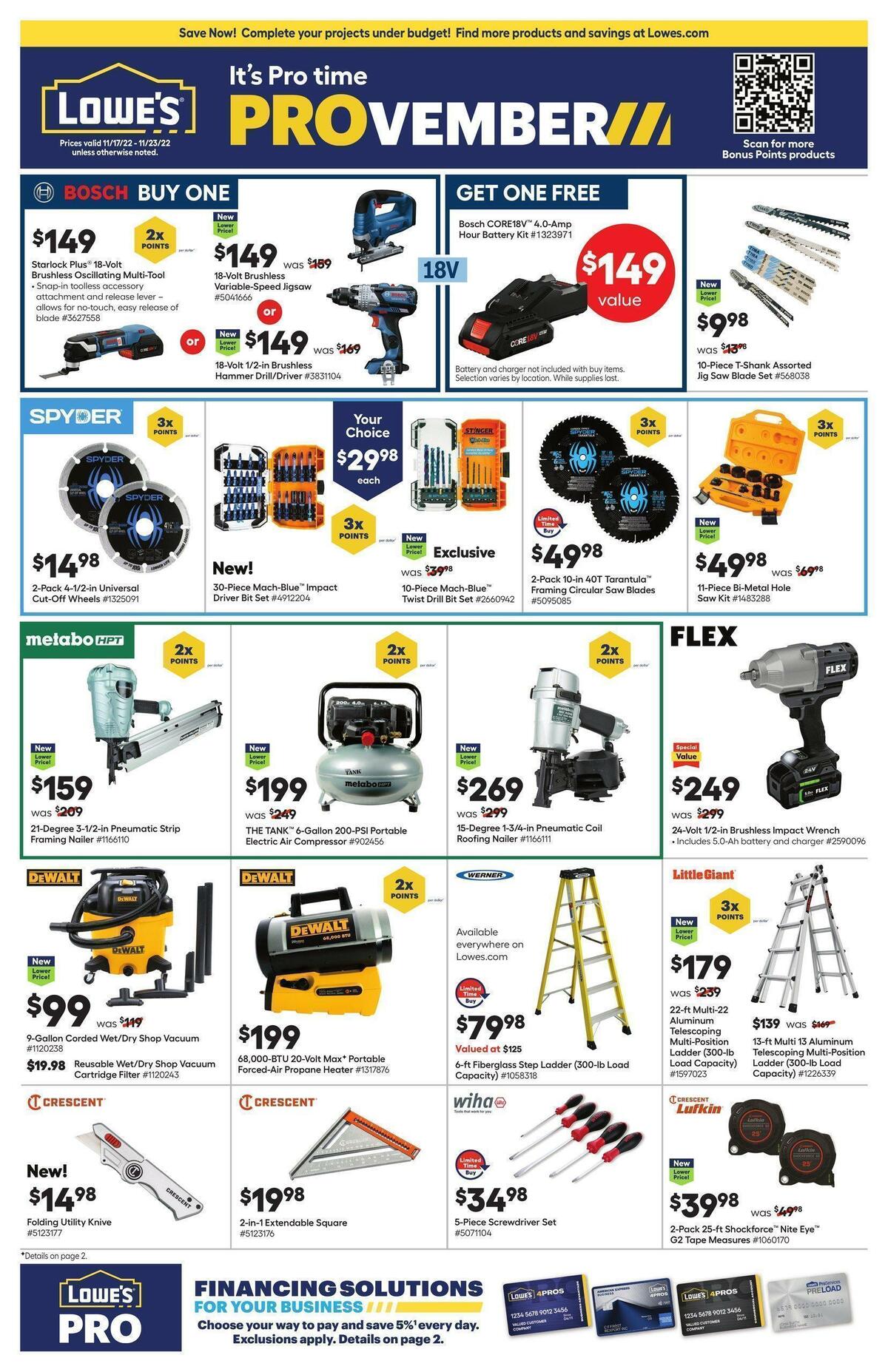Lowe's Pro Ad Weekly Ads & Deals from November 17