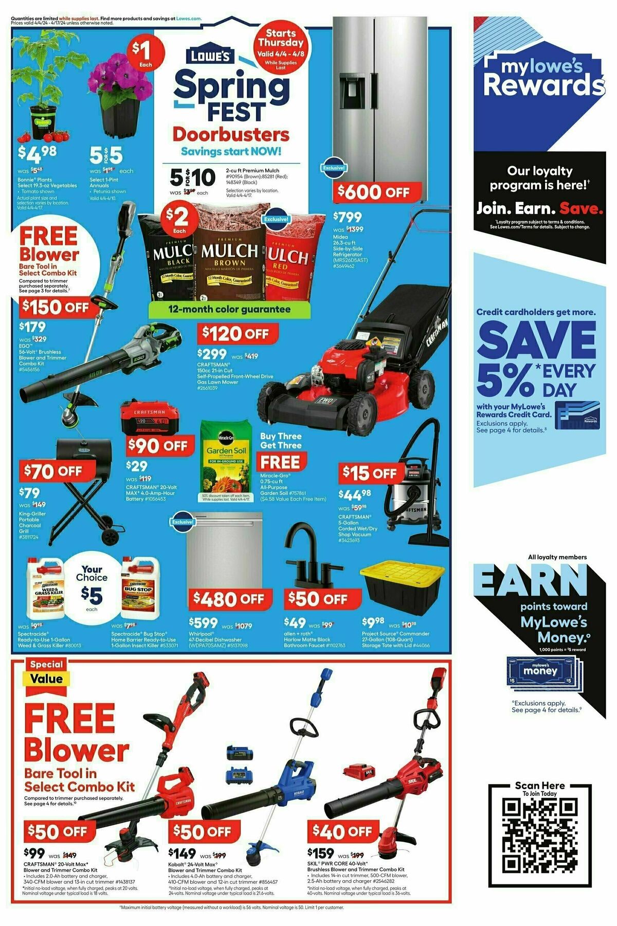 Lowe's Weekly Ads & Deals from April 4