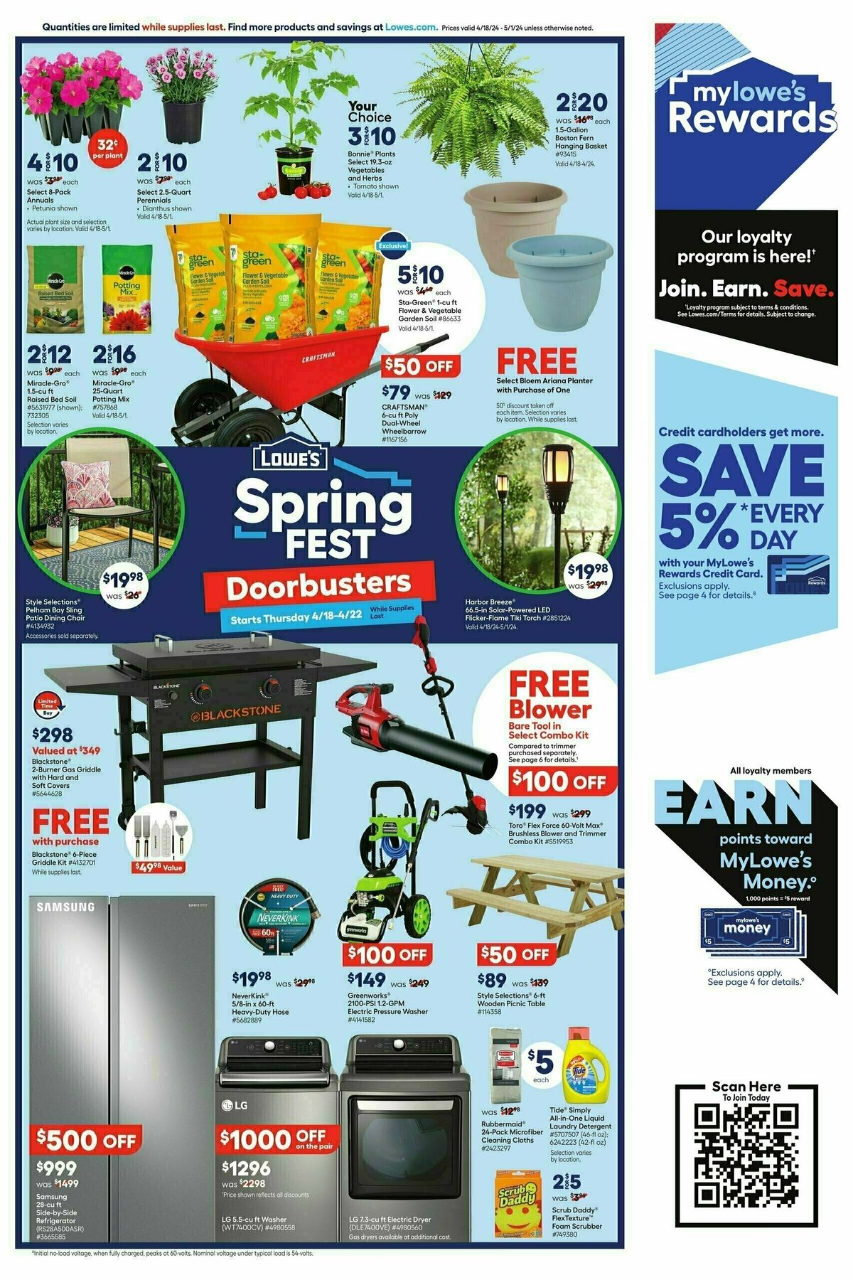 Lowe's Weekly Ads & Deals from April 18