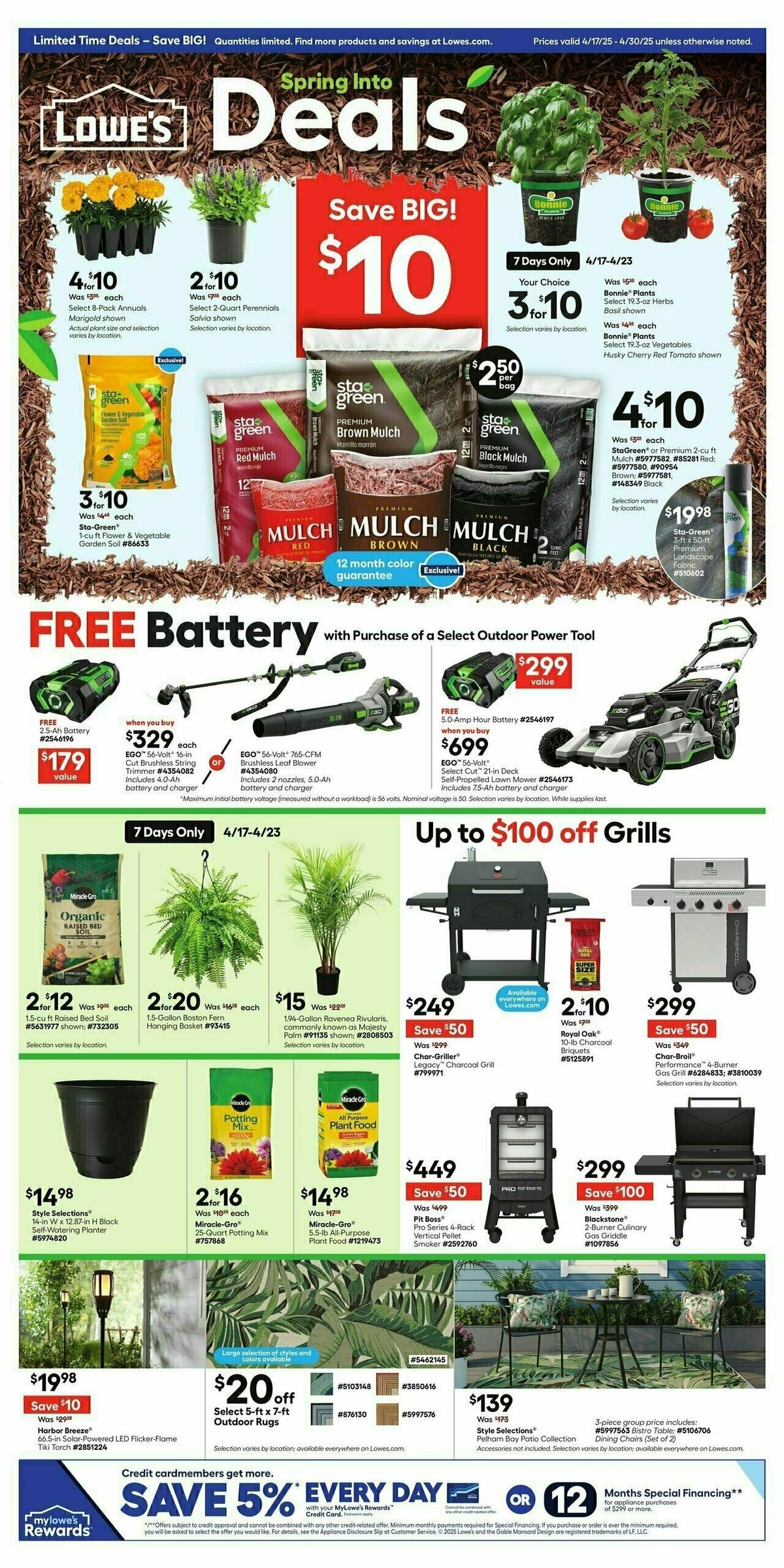 Lowe's Weekly Ads & Deals from April 17