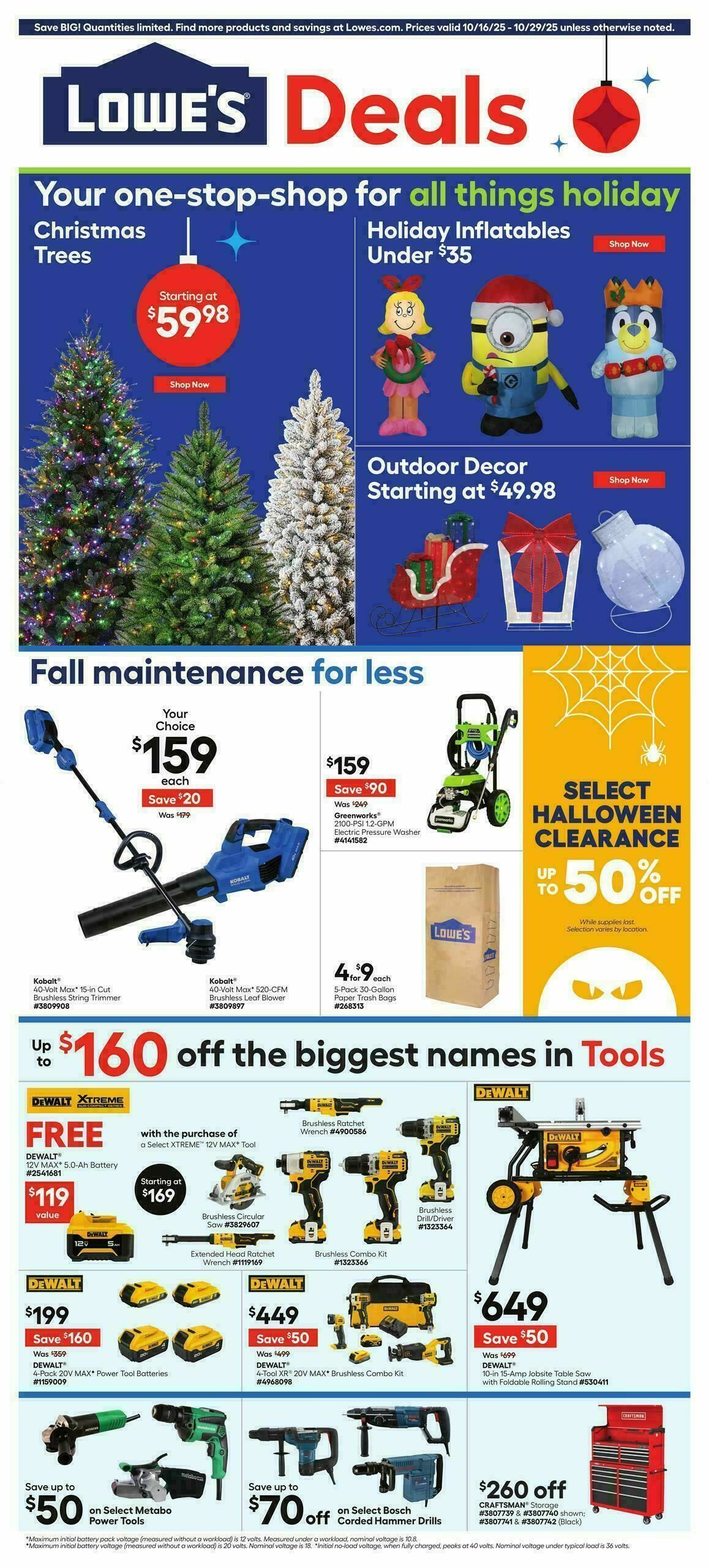 Lowe's Weekly Ads & Deals from October 16
