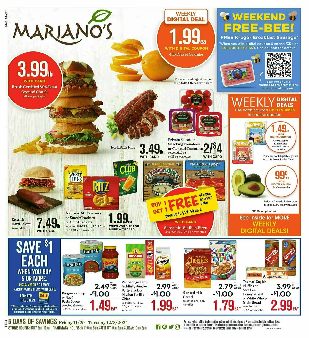 Mariano's Weekly Ad & Deals from November 29