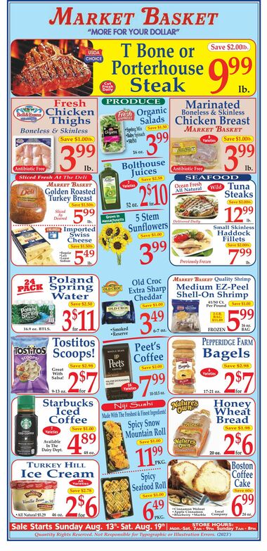 Market Basket Flyer