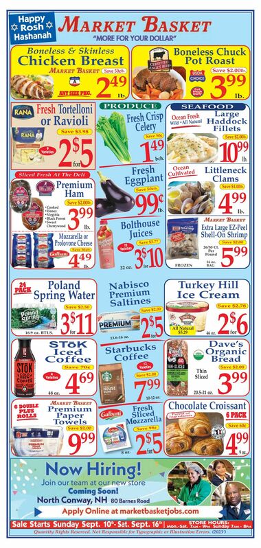 Market Basket - Southgate Plaza, Seabrook, NH - Hours & Weekly Ad