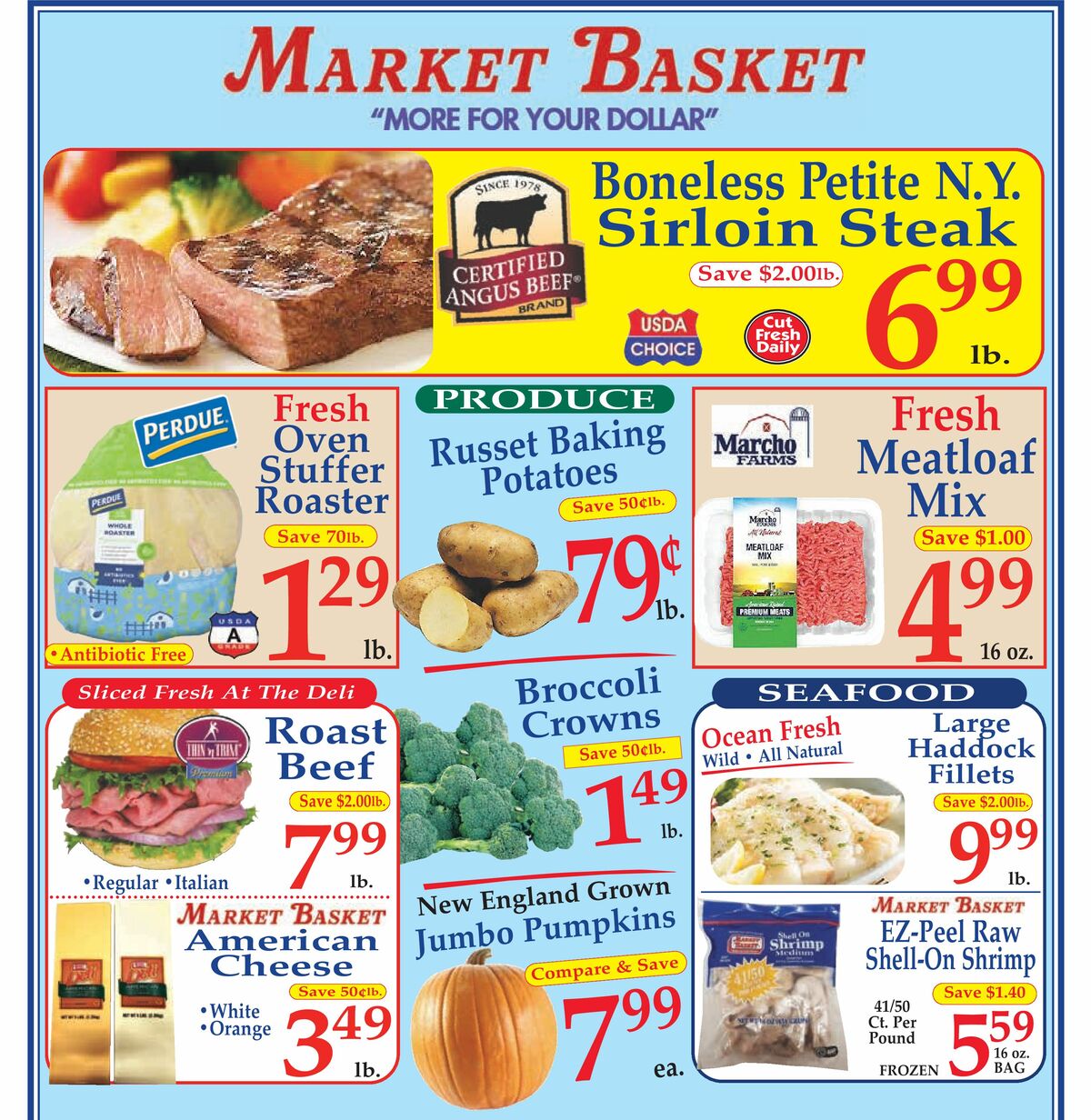 Market Basket Flyer from October 1