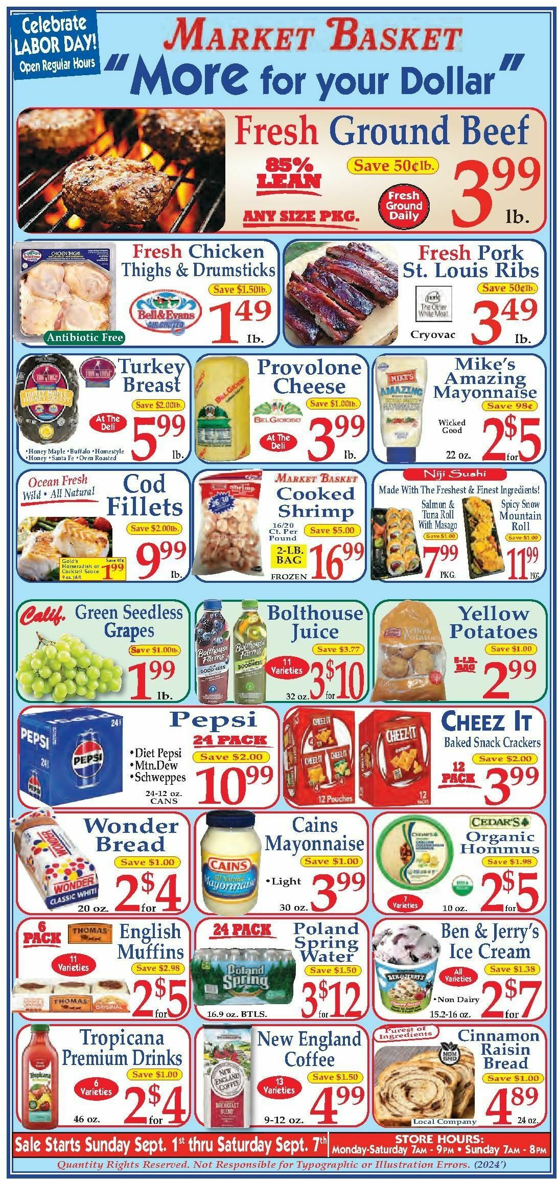 Market Basket Flyer from September 1