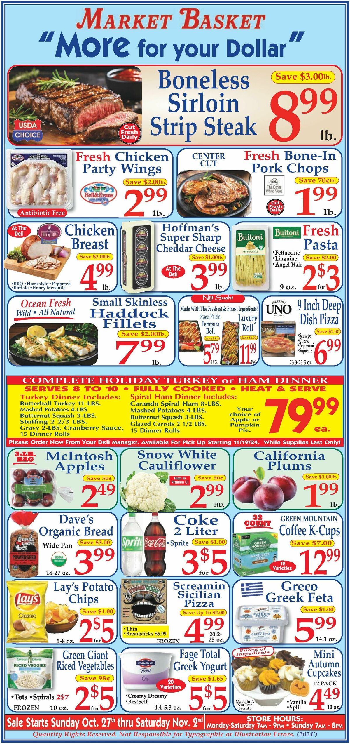 Market Basket Flyer from October 27