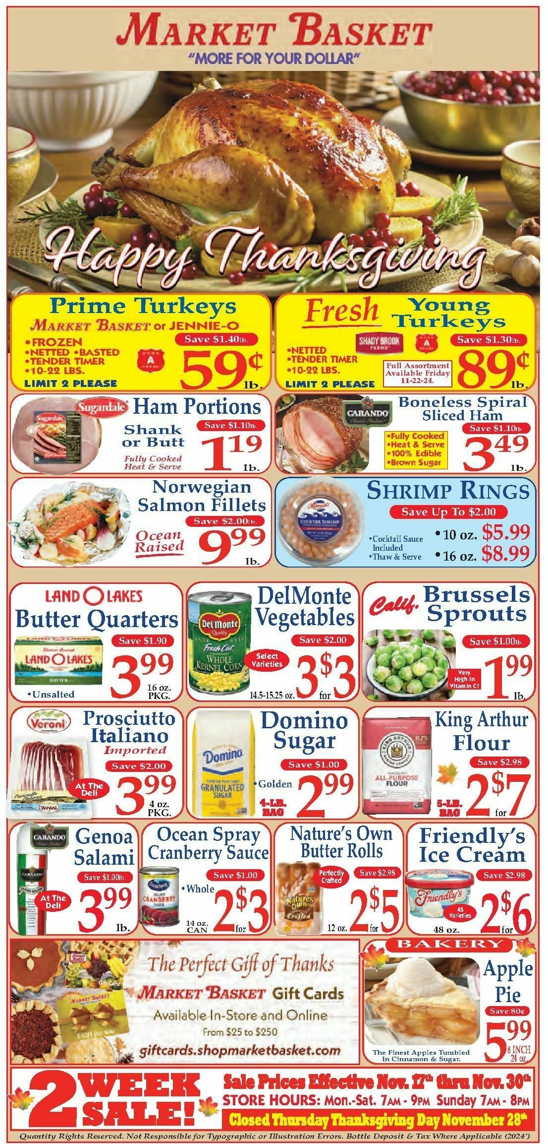 Market Basket Flyer from November 17